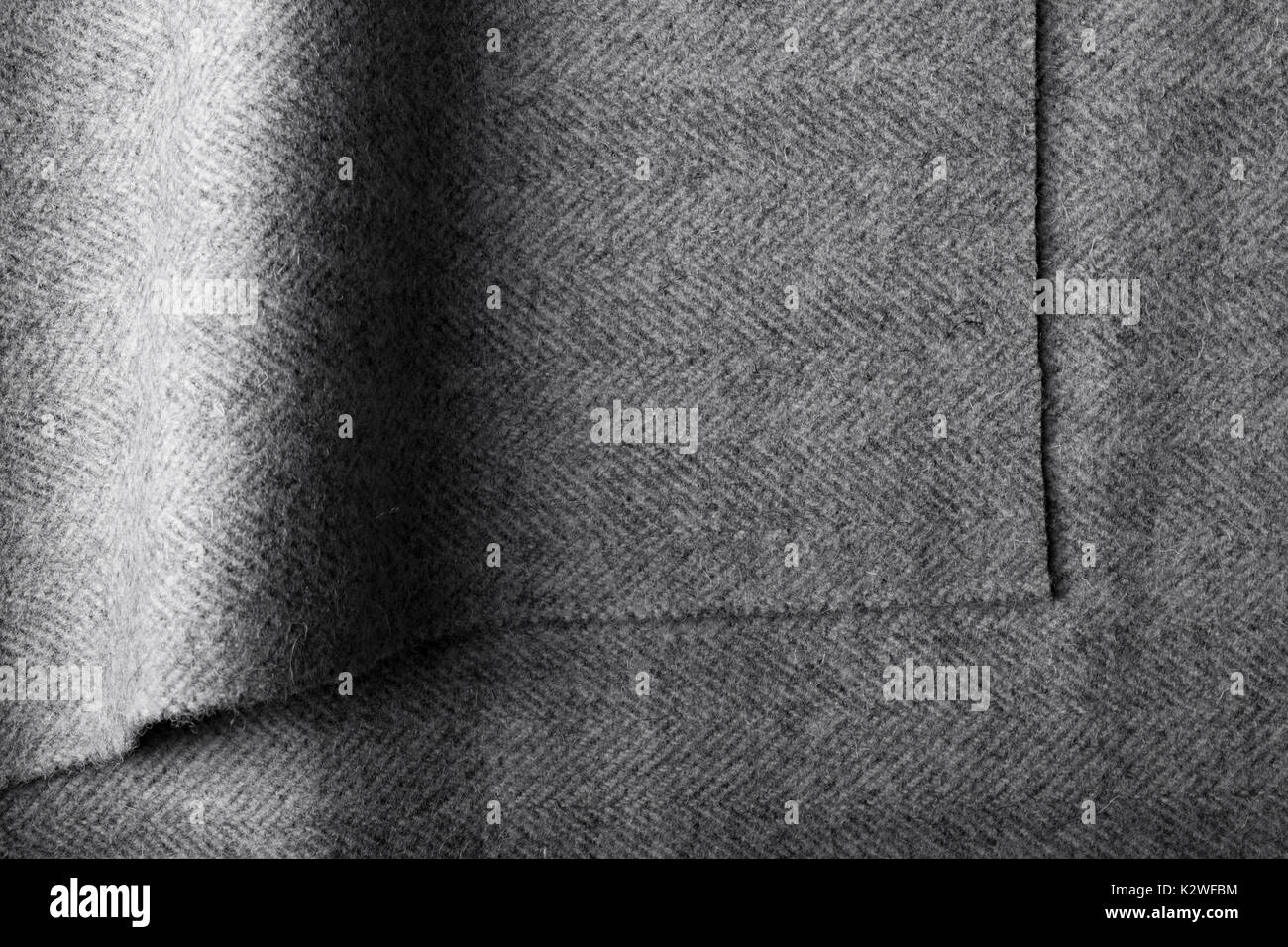 Grauer Stoff, fischgrat Fischgrat tweed Background für Modedesigner ...