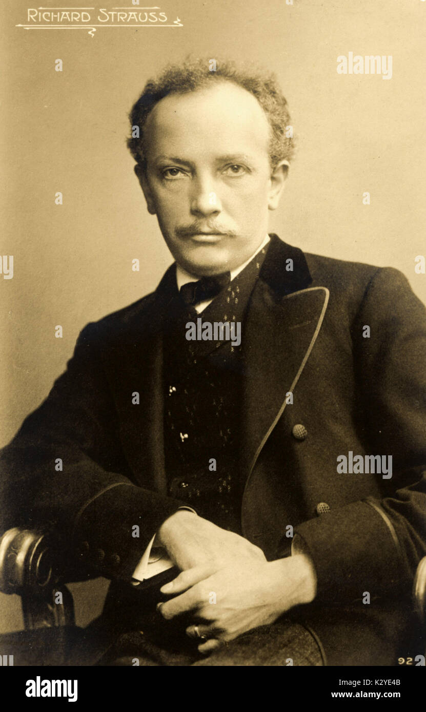The composer and conductor richard strauss -Fotos und -Bildmaterial in ...