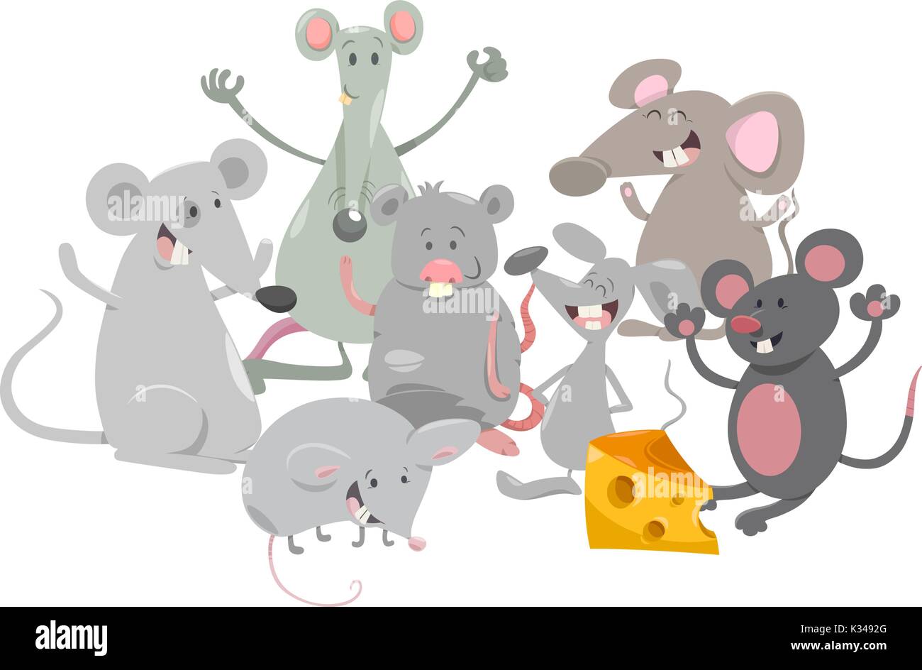 Mäuse cartoon Stock-Vektorgrafiken kaufen - Alamy