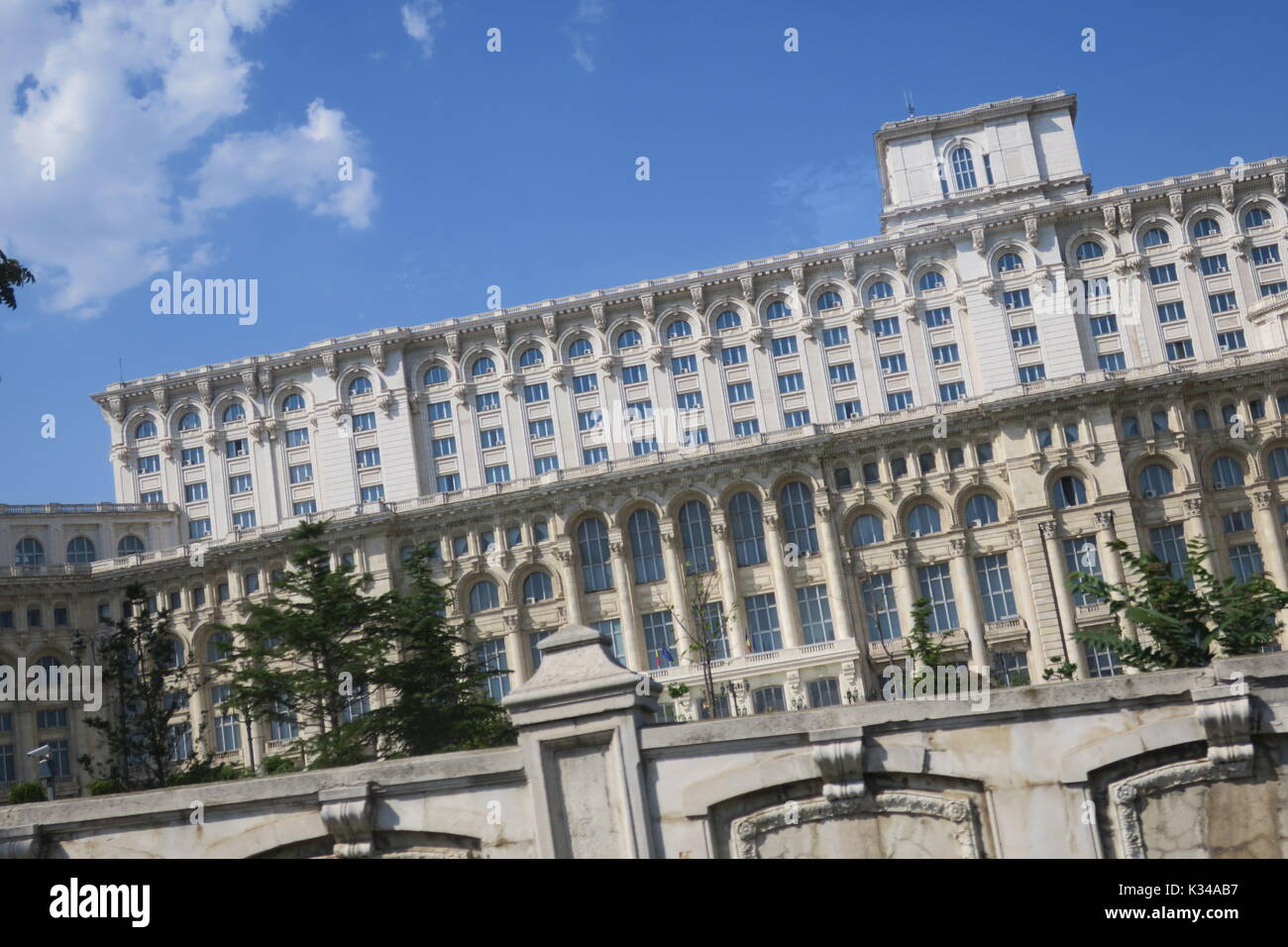Balcony Palace Parliament Bucharest Romania Stockfotos und -bilder ...