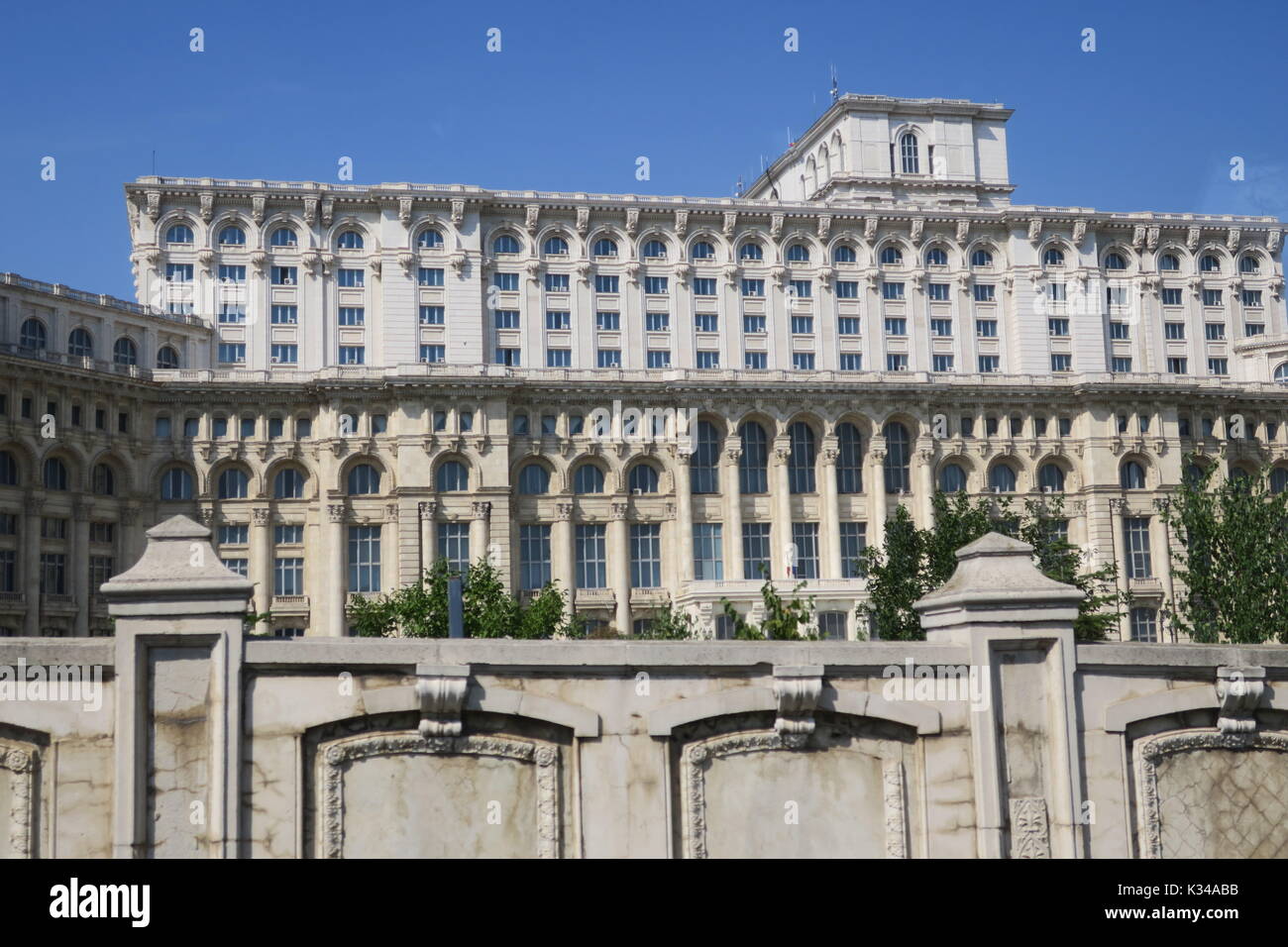 Balcony Palace Parliament Bucharest Romania Stockfotos und -bilder ...