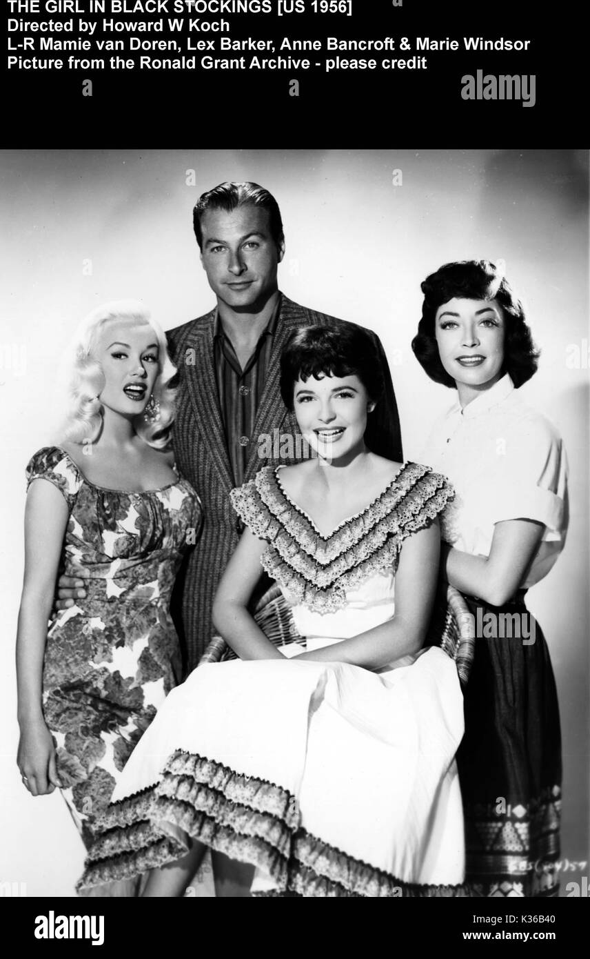 Das Mädchen mit den schwarzen Strümpfen Regisseur Howard W KOCH L-R ...