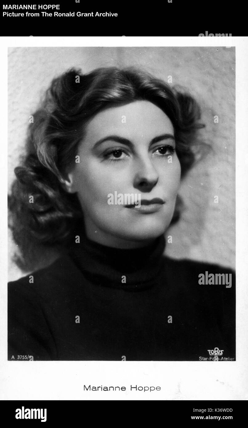 Marianne hoppe -Fotos und -Bildmaterial in hoher Auflösung – Alamy