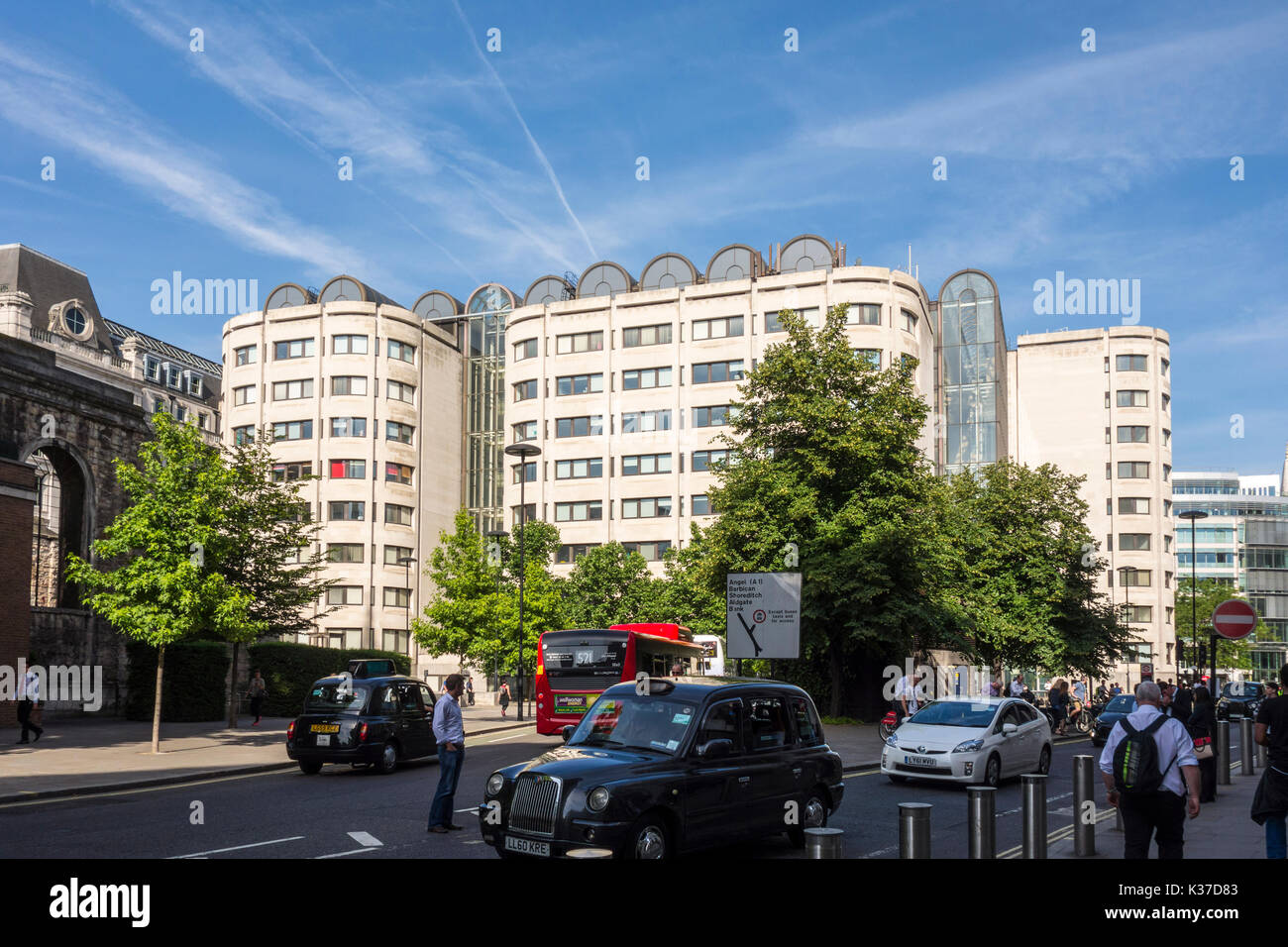 BT-Center, Global Headquarters von BT (British Telecom). 81 Newgate ...