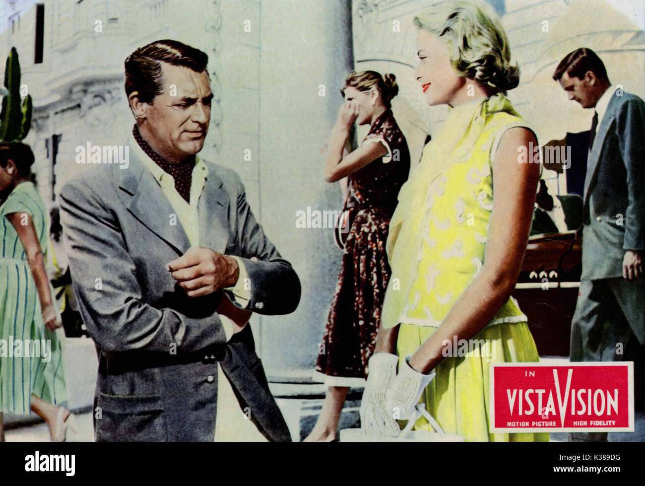 Um einen Dieb Cary Grant und Grace Kelly Regie: Alfred Hitchcock Film ...