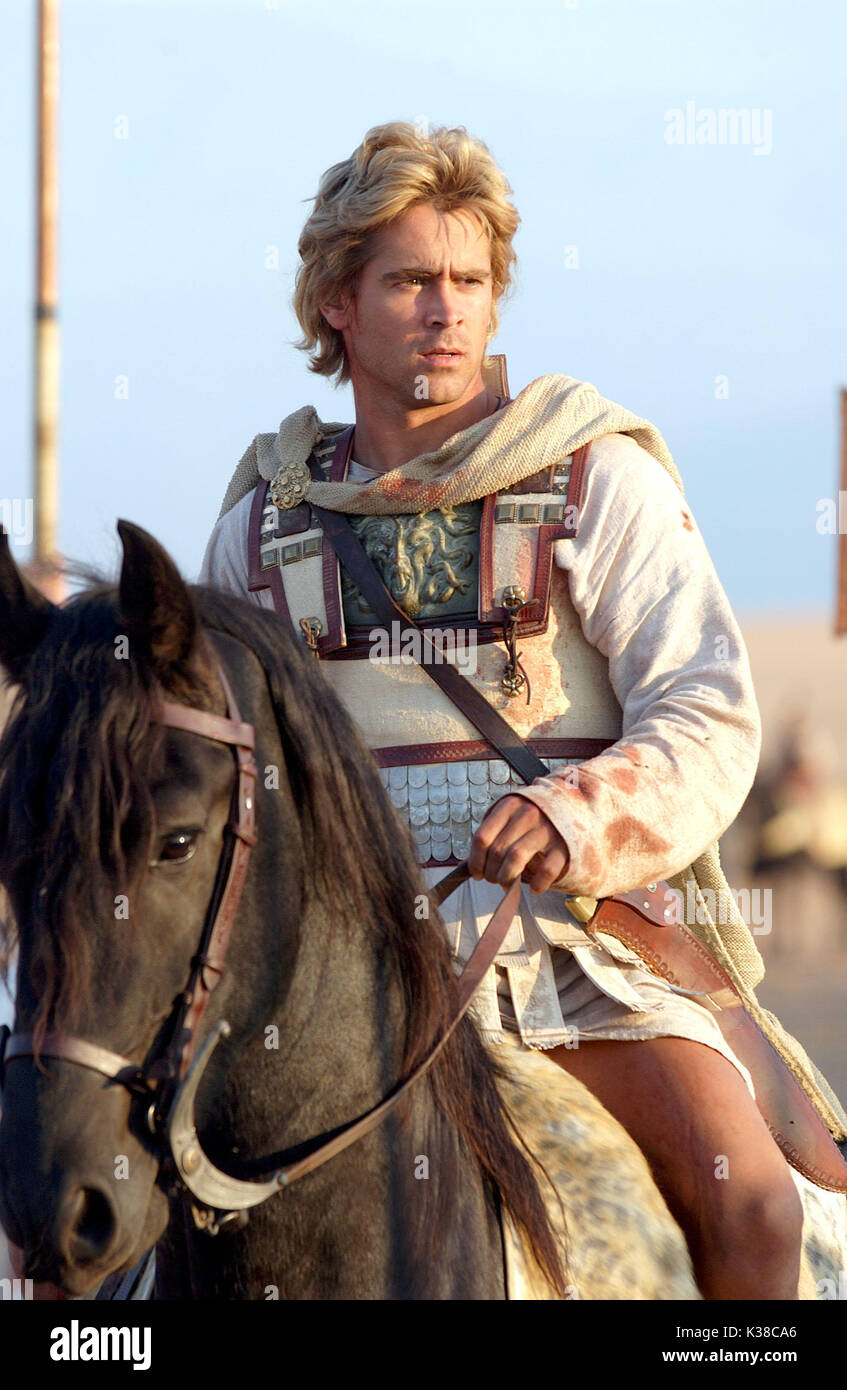 ALEXANDER COLIN FARRELL spielt Alexander der große, der von Warner Bros ...