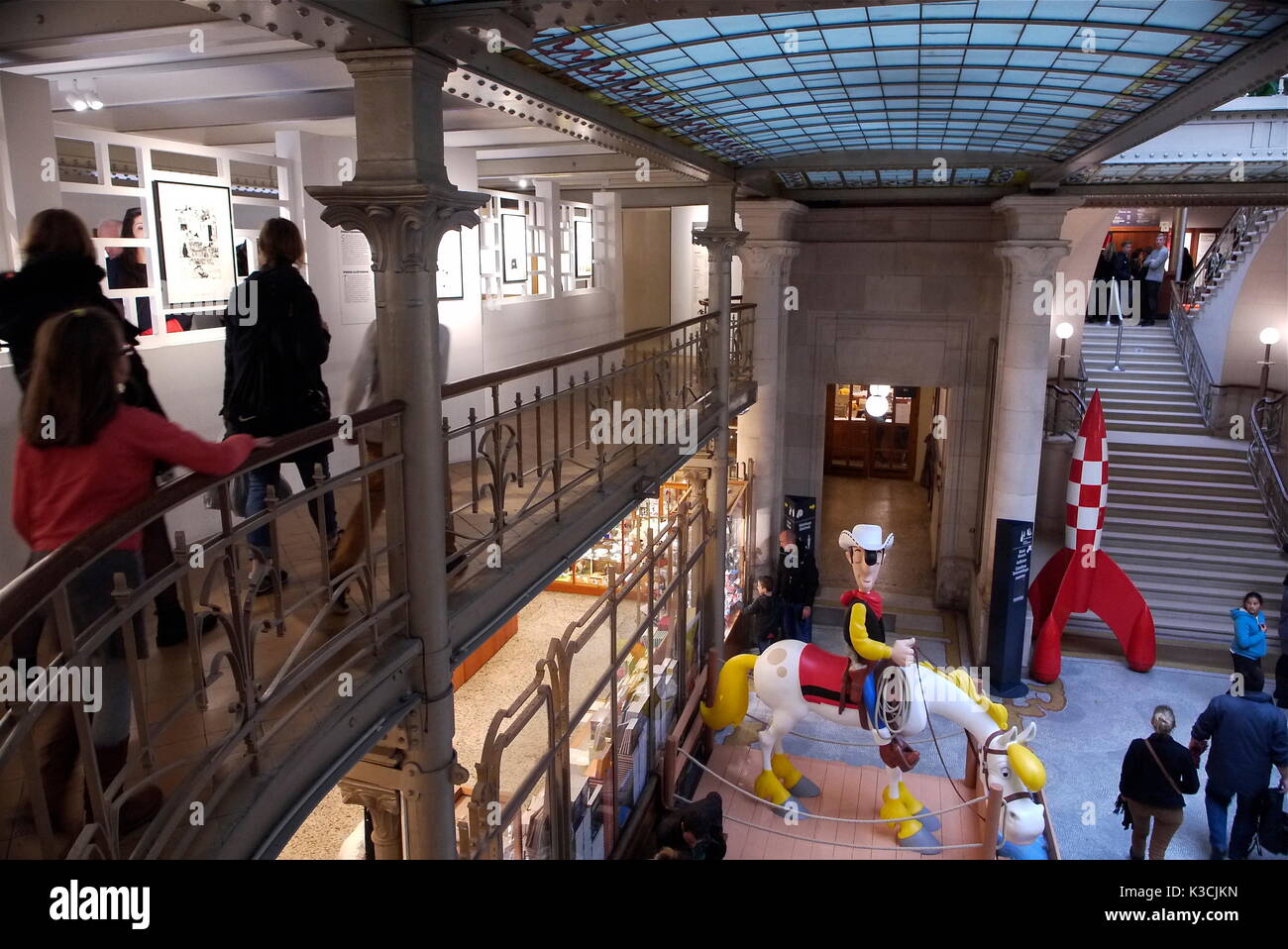 Comics Art Museum, das Belgische Comic-Zentrum, Brüssel, Belgien ...