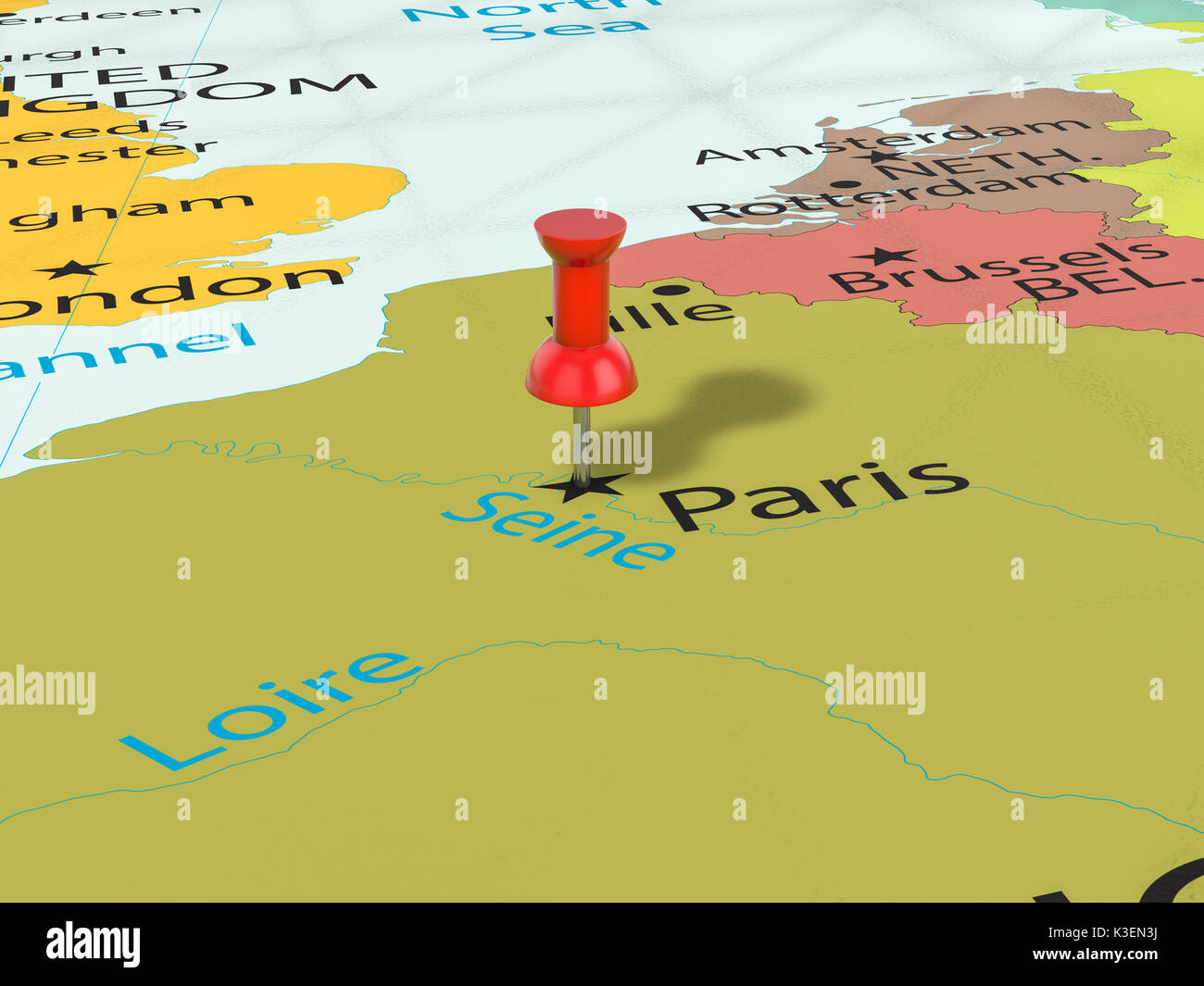 Map city paris map pin -Fotos und -Bildmaterial in hoher Auflösung ...