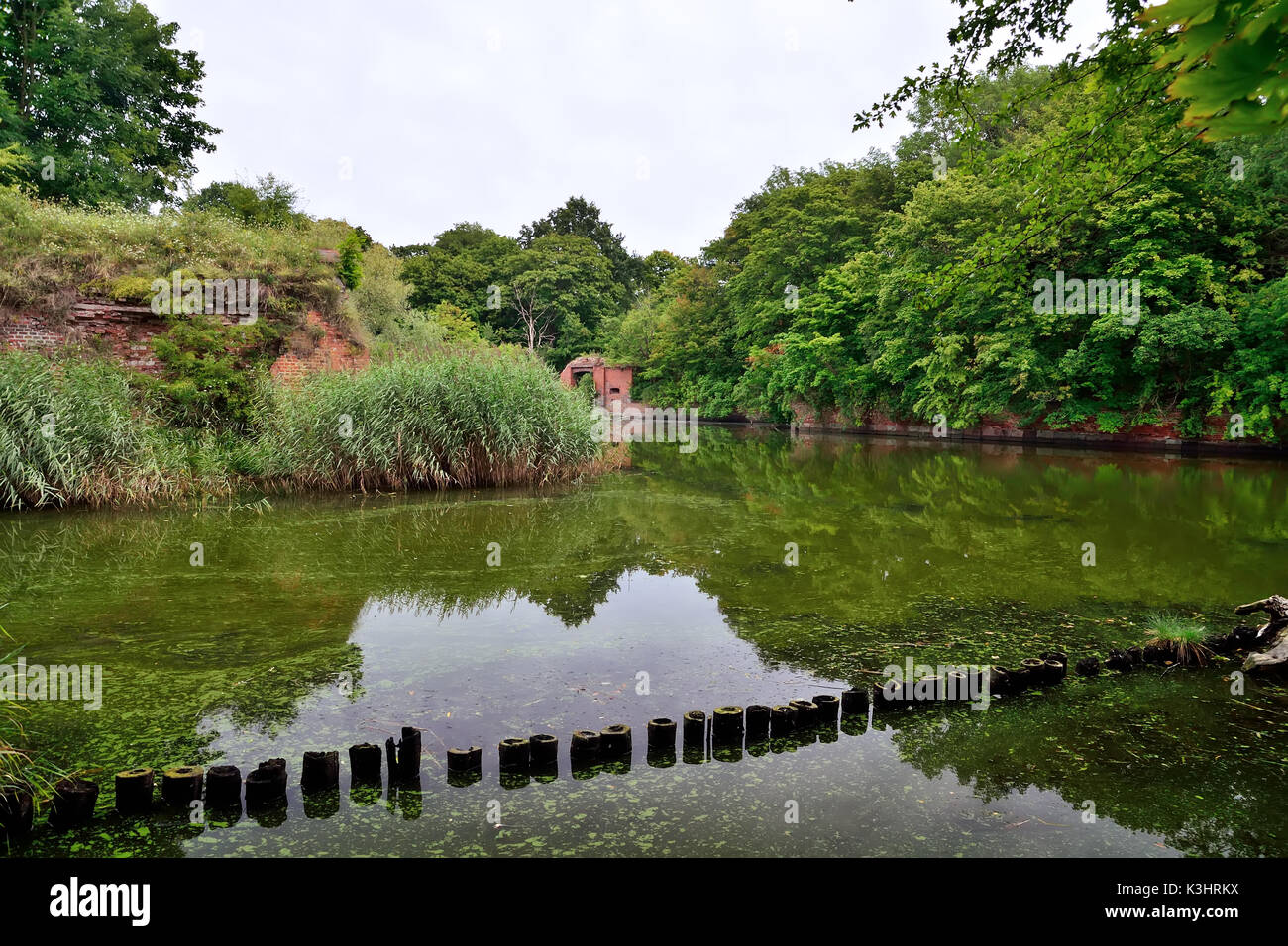 Festung Pillau. Stadt Baltijsk, ehemals Pillau, Region Kaliningrad ...