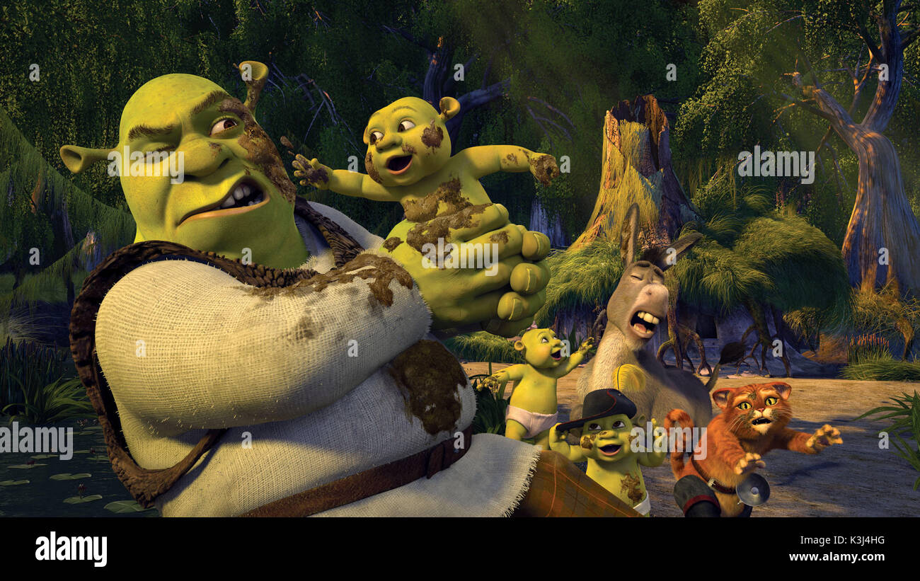 SHREK DER DRITTE aka SHREK 3 Mike Myers stimmen Shrek, EDDIE MURPHY ...