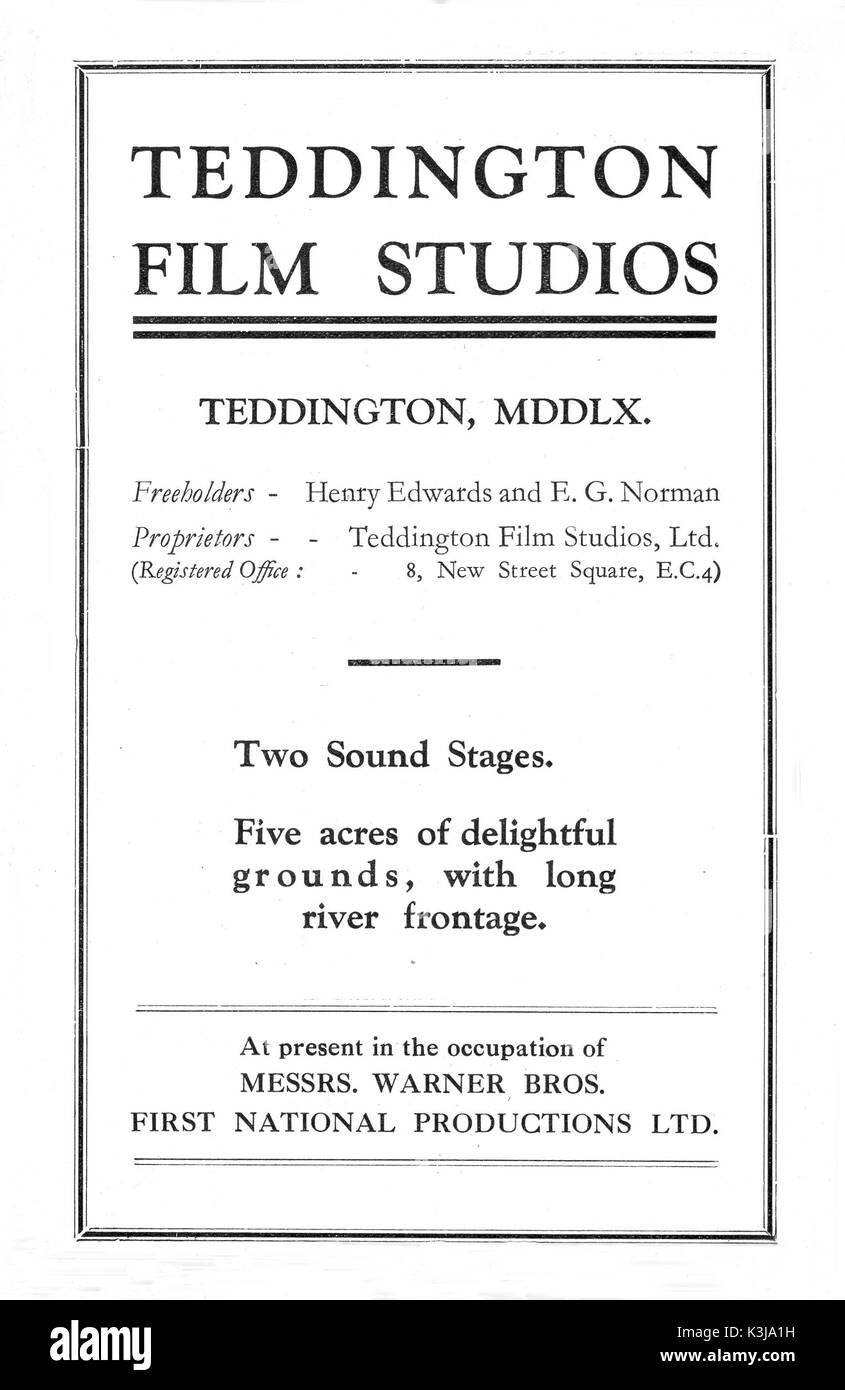 Teddington Studios Stockfotos und -bilder Kaufen - Alamy