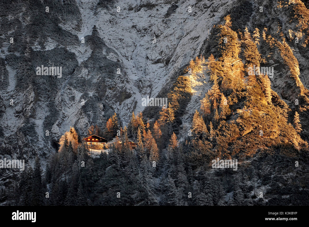 Mittenwalder Hütte in der westlichen Karwendel über Mittenwald im ...