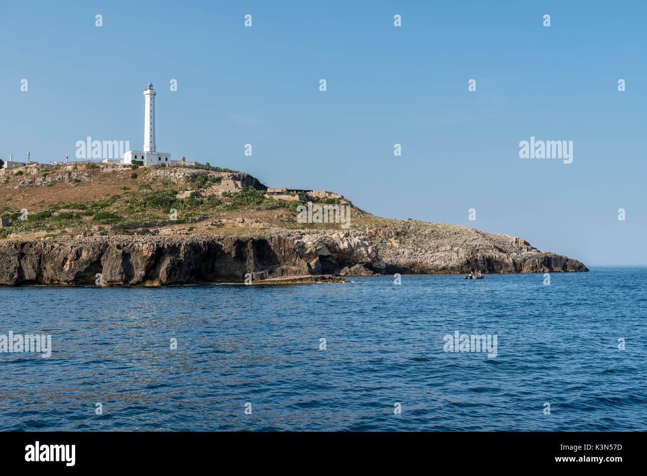 Capo Santa Maria Di Leuca Leuchtturm Stockfotos und -bilder Kaufen - Alamy