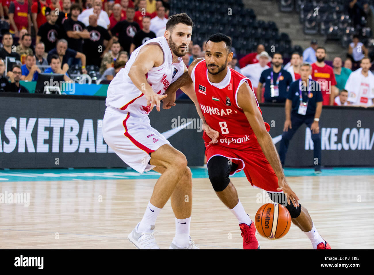 September 2, 2017: Adam Hanga #8 (HUN) während der FIBA Basketball ...