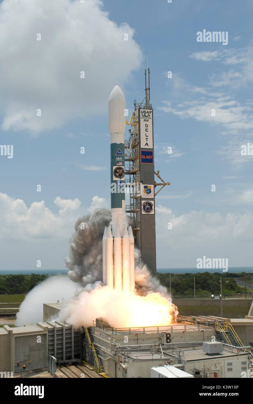 Die NASA Fermi Gamma-Ray Weltraumteleskop startet an Bord der United ...