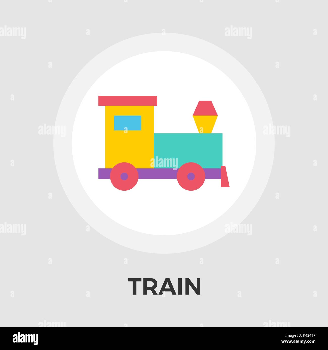 Zug Symbol Vektor. Flache Symbol auf dem weißen Hintergrund. Editierbare EPS-Datei. Vector ...