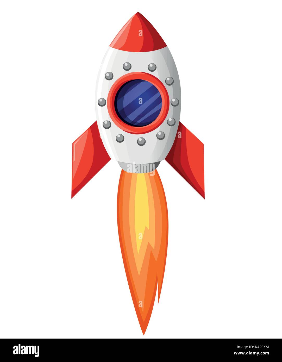 Platz Rakete Starten und starten Symbol Neue Unternehmen Innovation ...