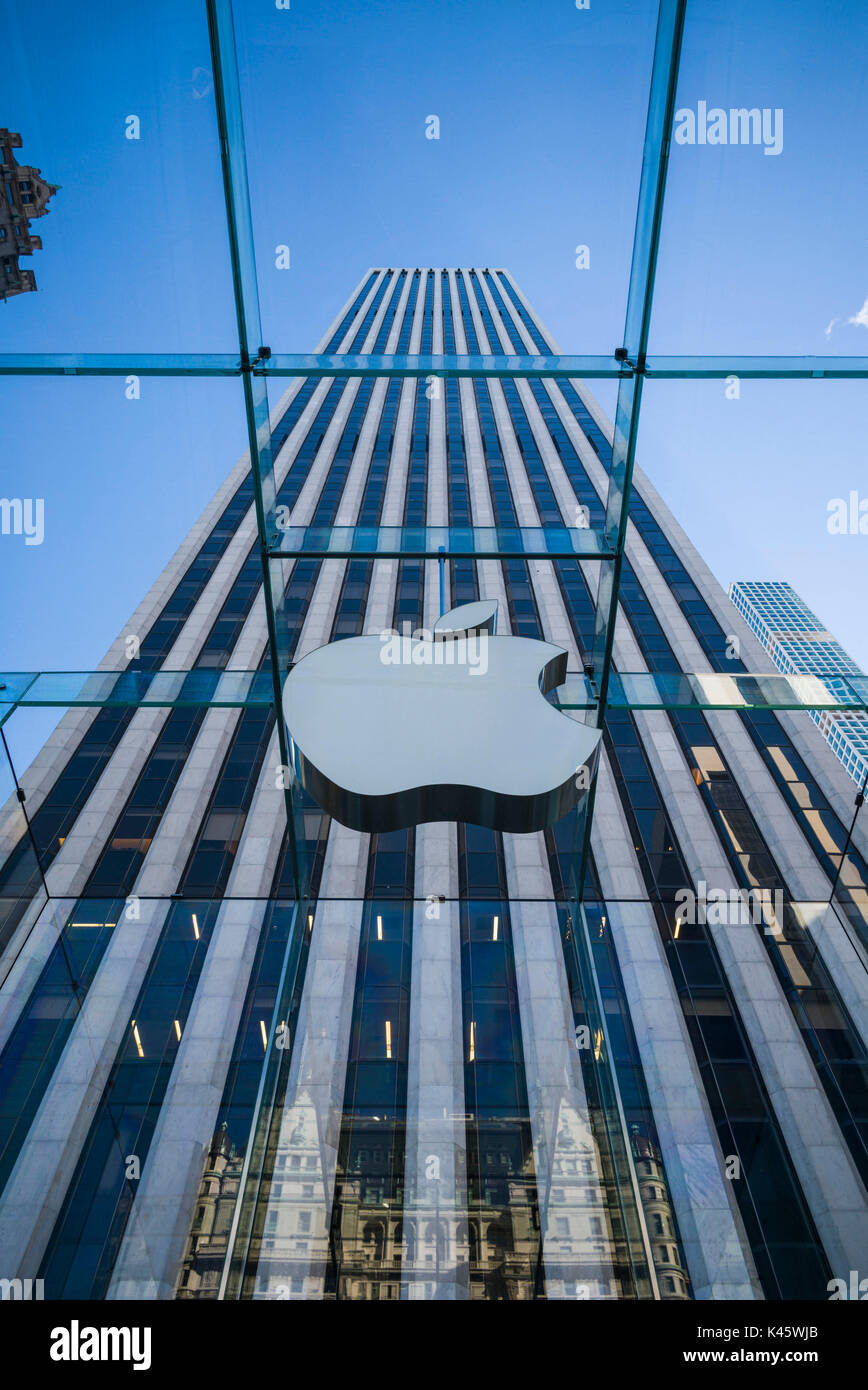 Apple Store Fifth Avenue New Stockfotos und -bilder Kaufen - Alamy