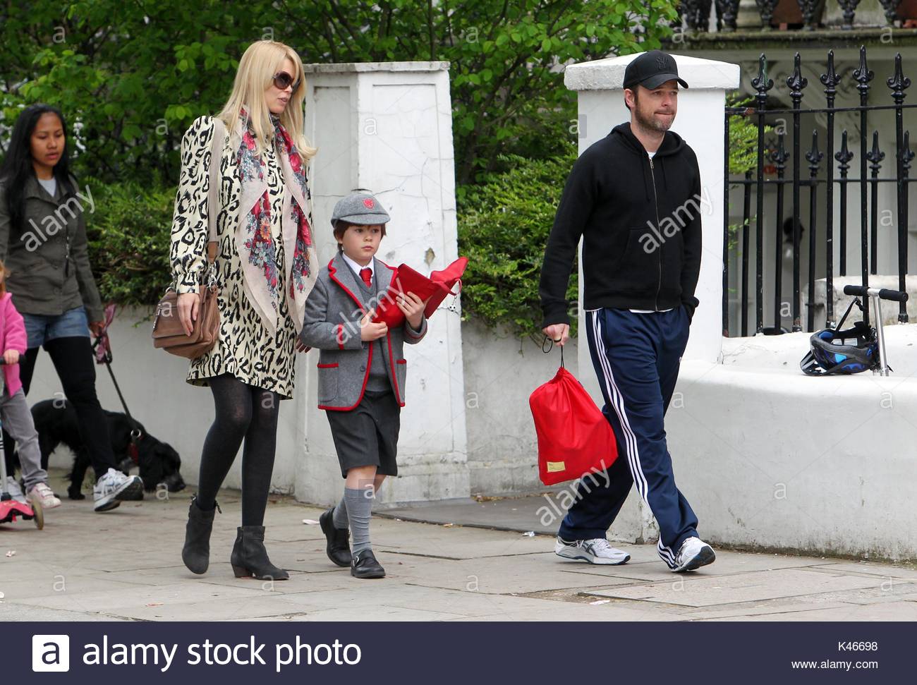 Claudia Schiffer Son Caspar On Stockfotos & Claudia Schiffer Son Caspar ...