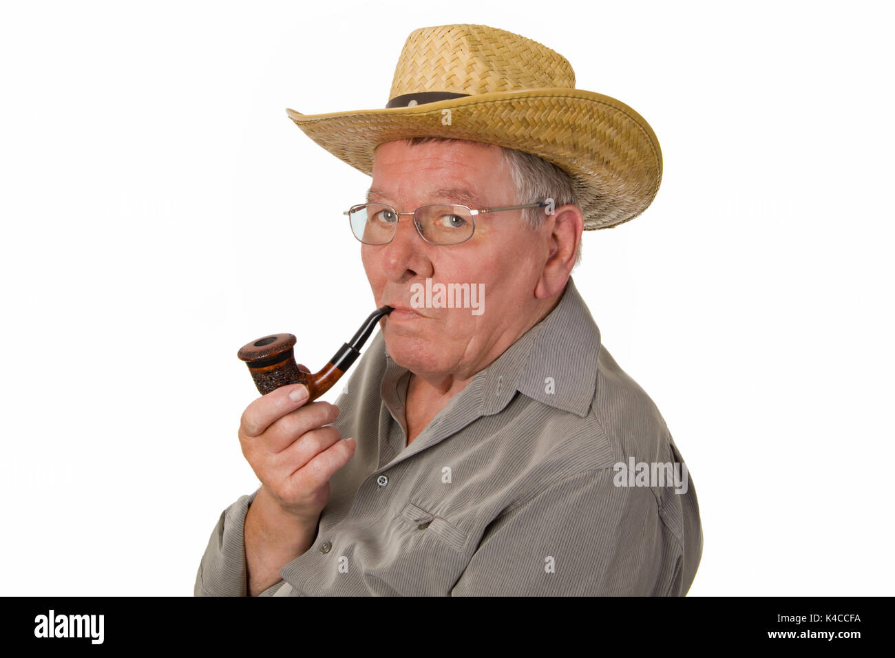 Senioren pfeife rauchen -Fotos und -Bildmaterial in hoher Auflösung – Alamy