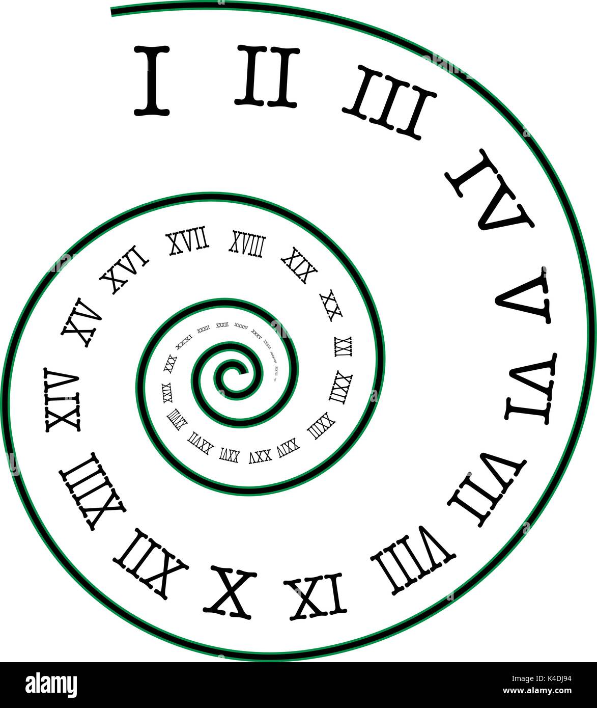 Spiral clock infinite -Fotos und -Bildmaterial in hoher Auflösung – Alamy