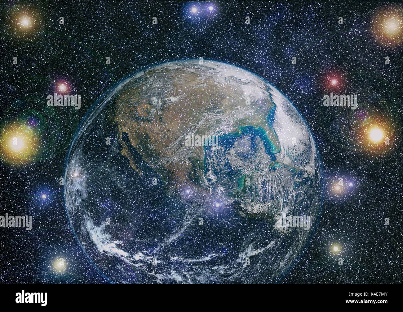 Big bang globus -Fotos und -Bildmaterial in hoher Auflösung – Alamy