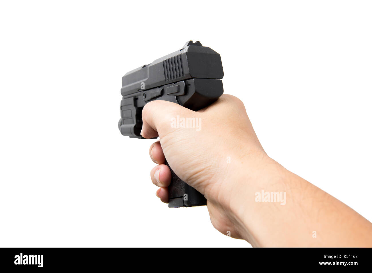 Pistole halten -Fotos und -Bildmaterial in hoher Auflösung – Alamy