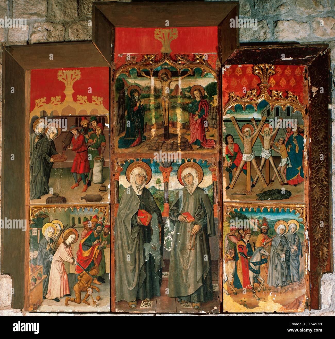 Gothic altarpiece -Fotos und -Bildmaterial in hoher Auflösung – Alamy