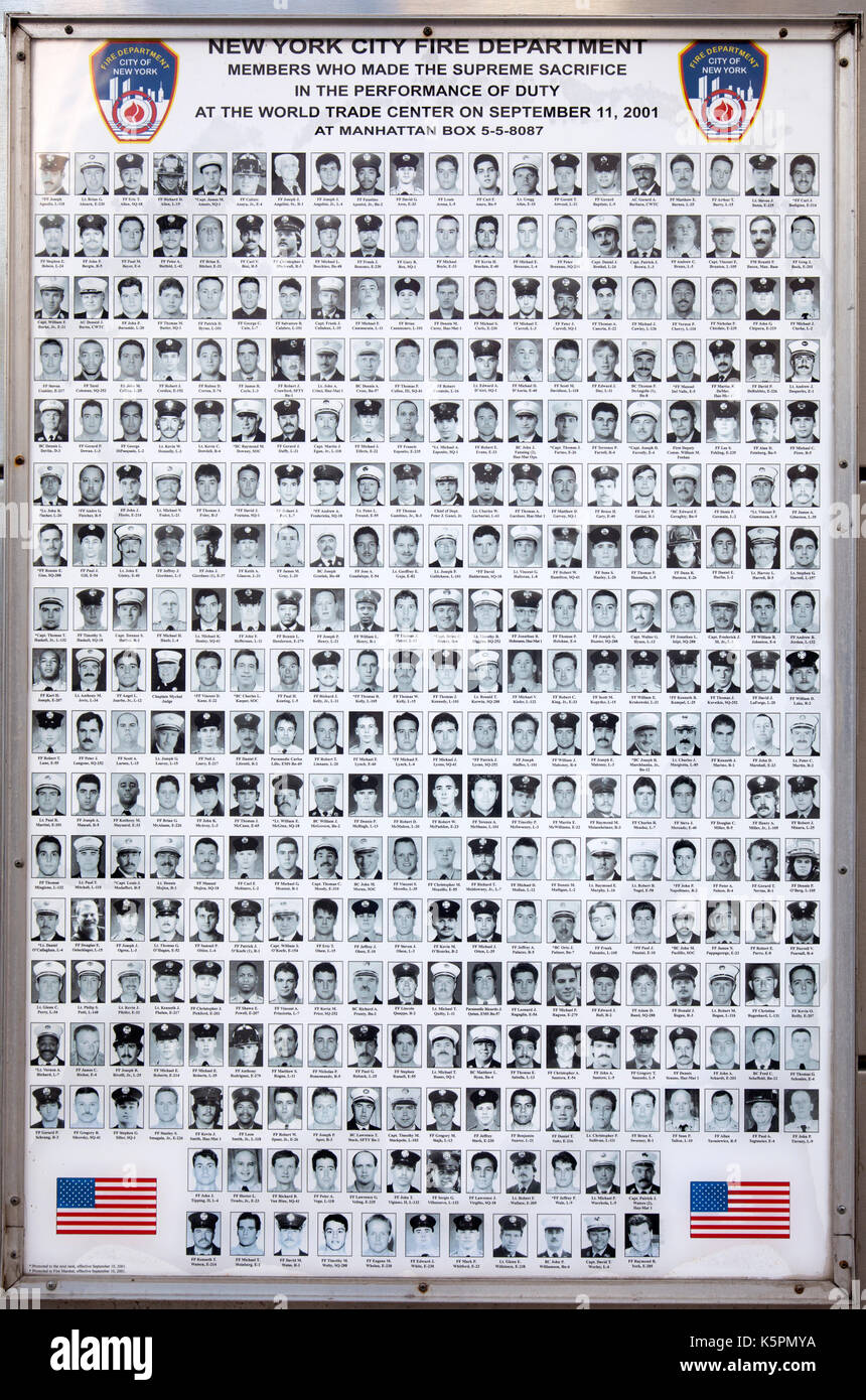 Die Feuerwehrleute, die Ihr Leben am Ground Zero 9/11 in New York ... Die Feuerwehrleute, die Ihr Leben am Ground Zero 9/11 in New York ...
