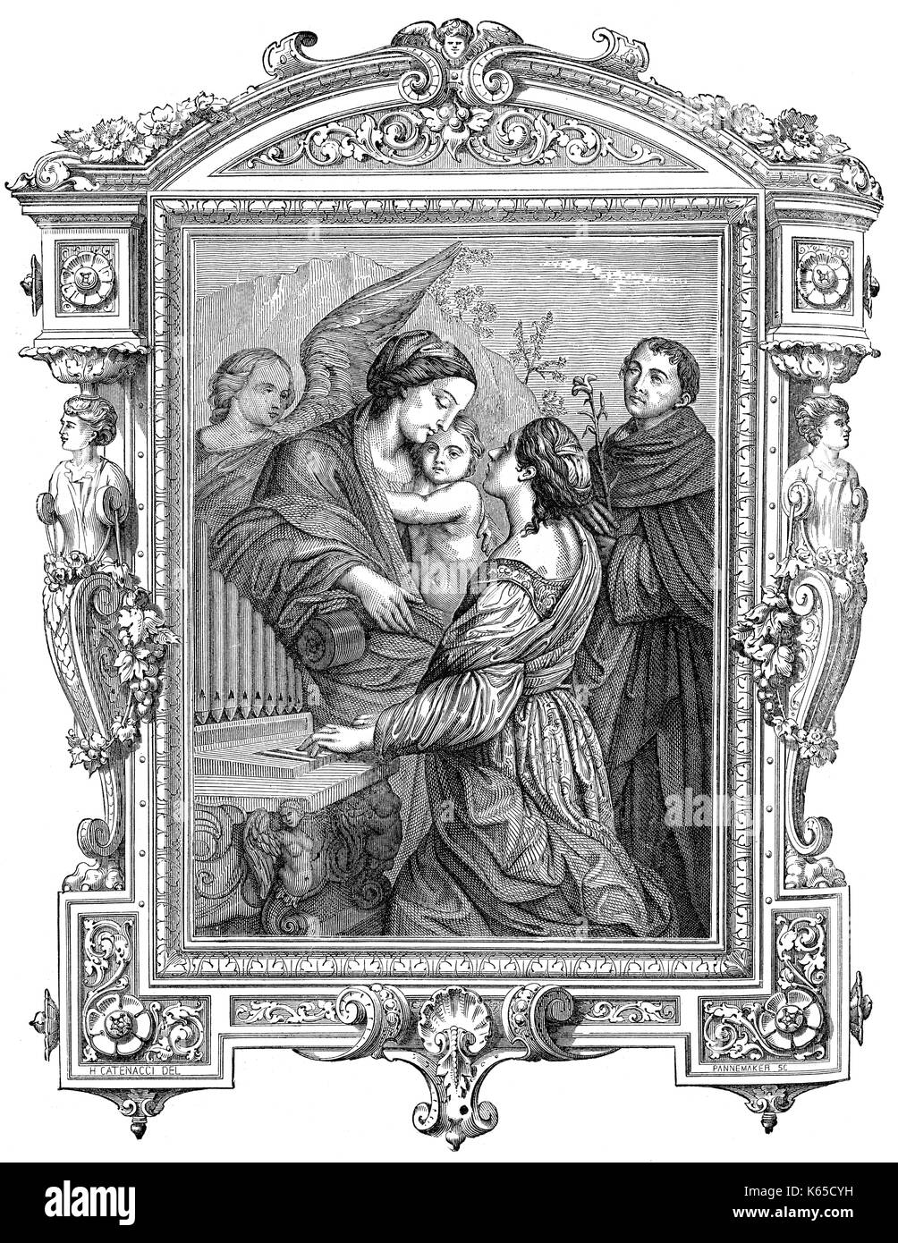 Heilige Caecilia Stockfotos und -bilder Kaufen - Alamy