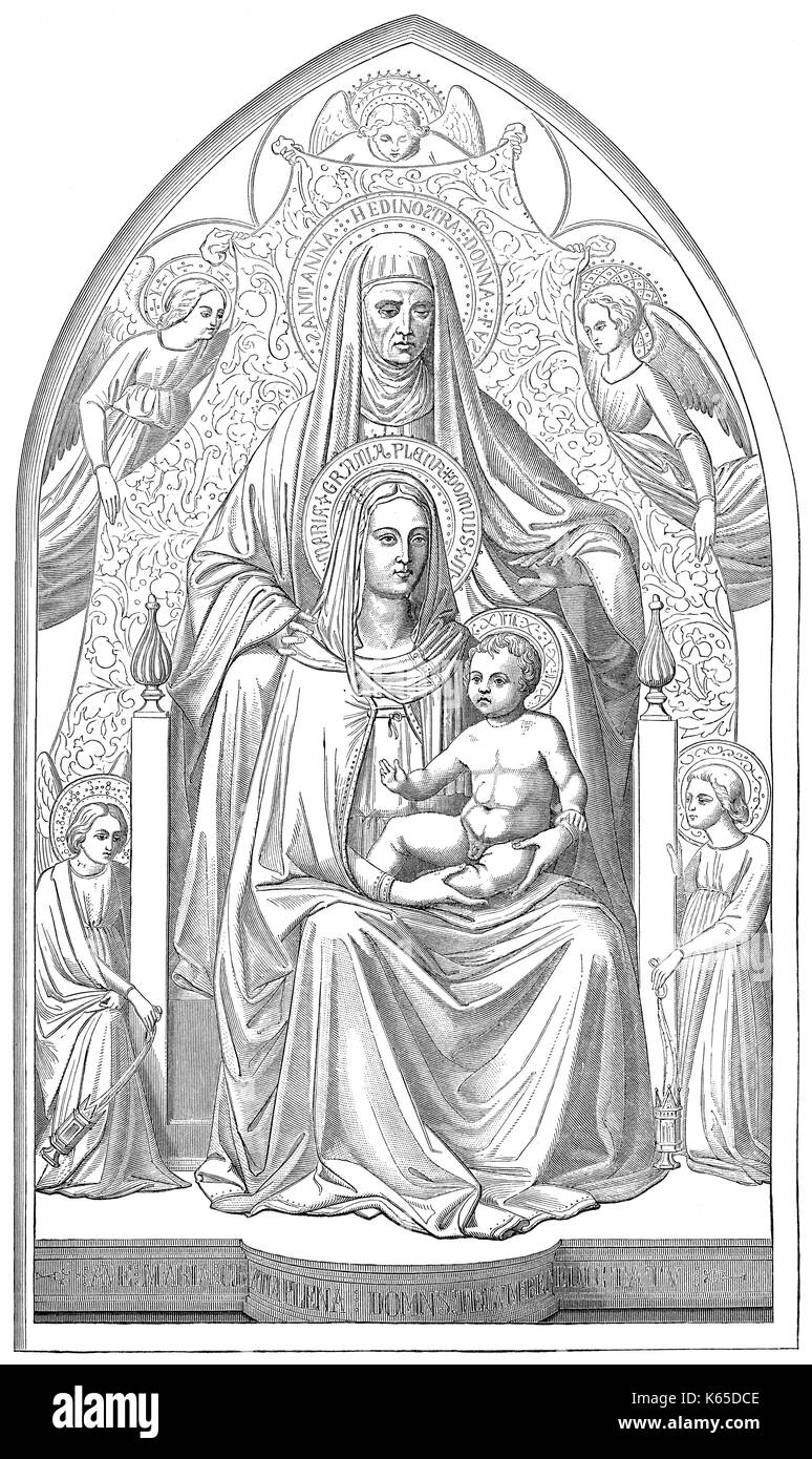 Maria mutter von jesus christus Schwarzweiß-Stockfotos und -bilder - Alamy