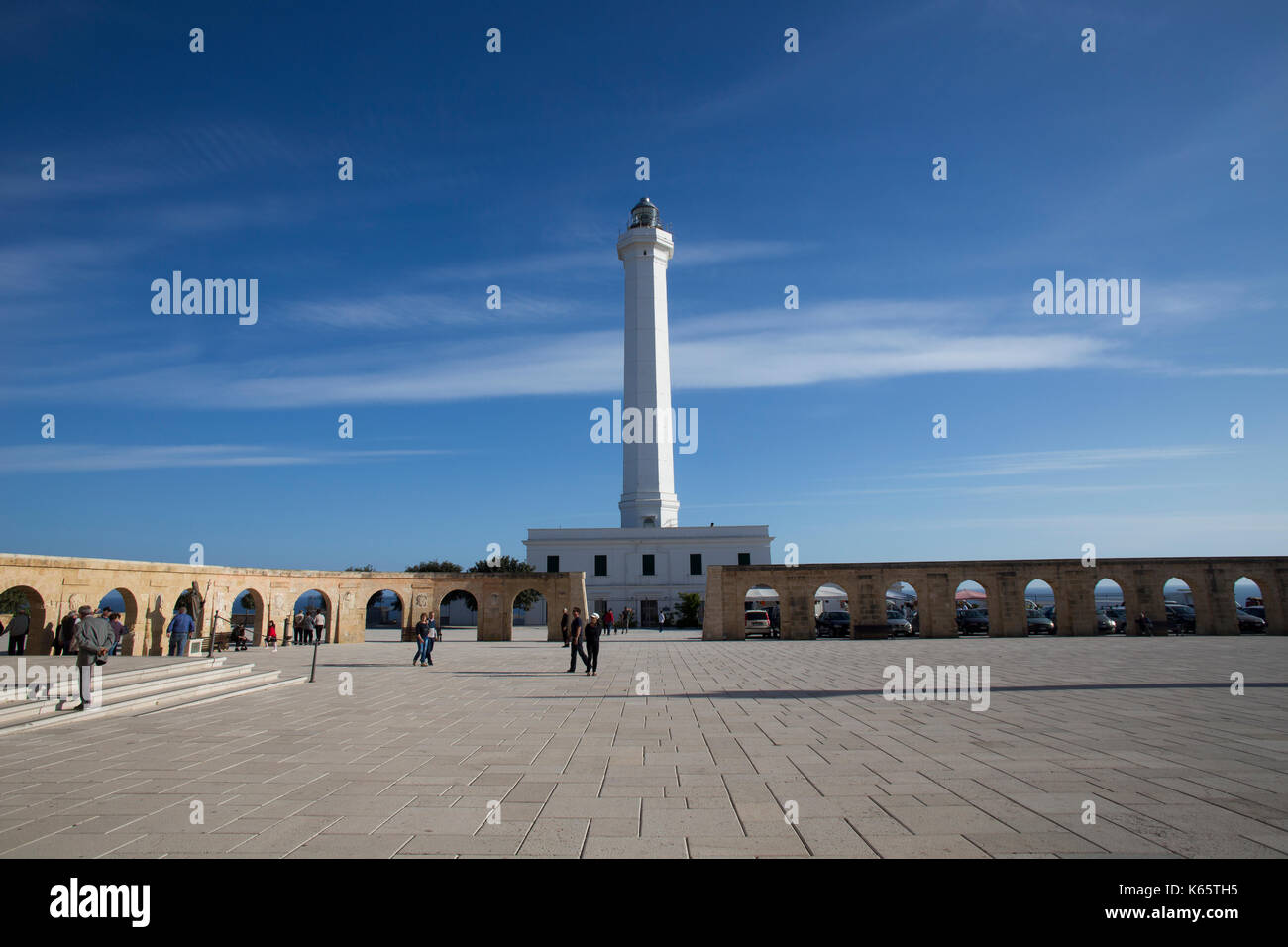 Capo Santa Maria Di Leuca Leuchtturm Stockfotos und -bilder Kaufen - Alamy