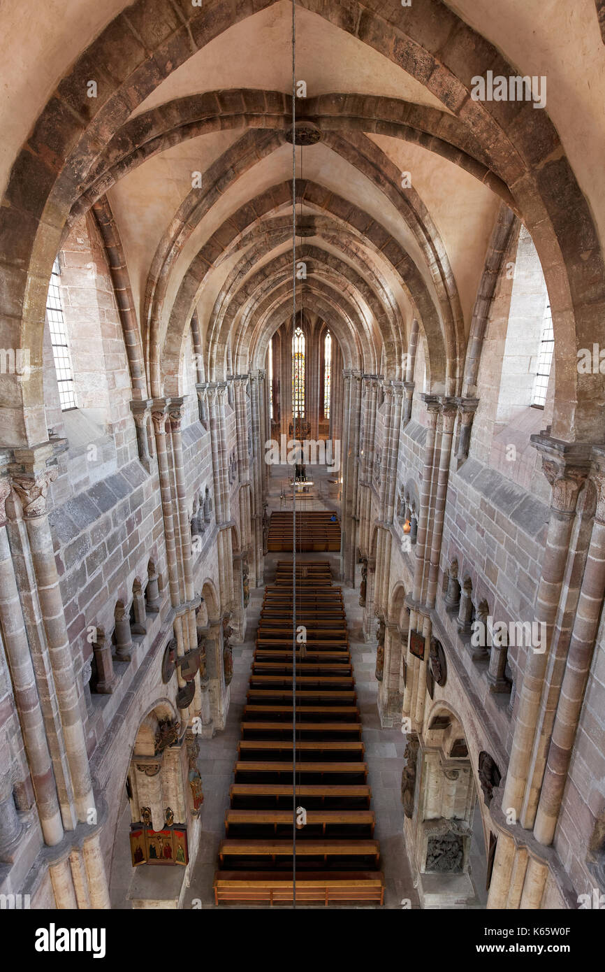 St. Sebaldus Kirche, Pfeiler Basilika, Mittelschiff, Innenraum ...