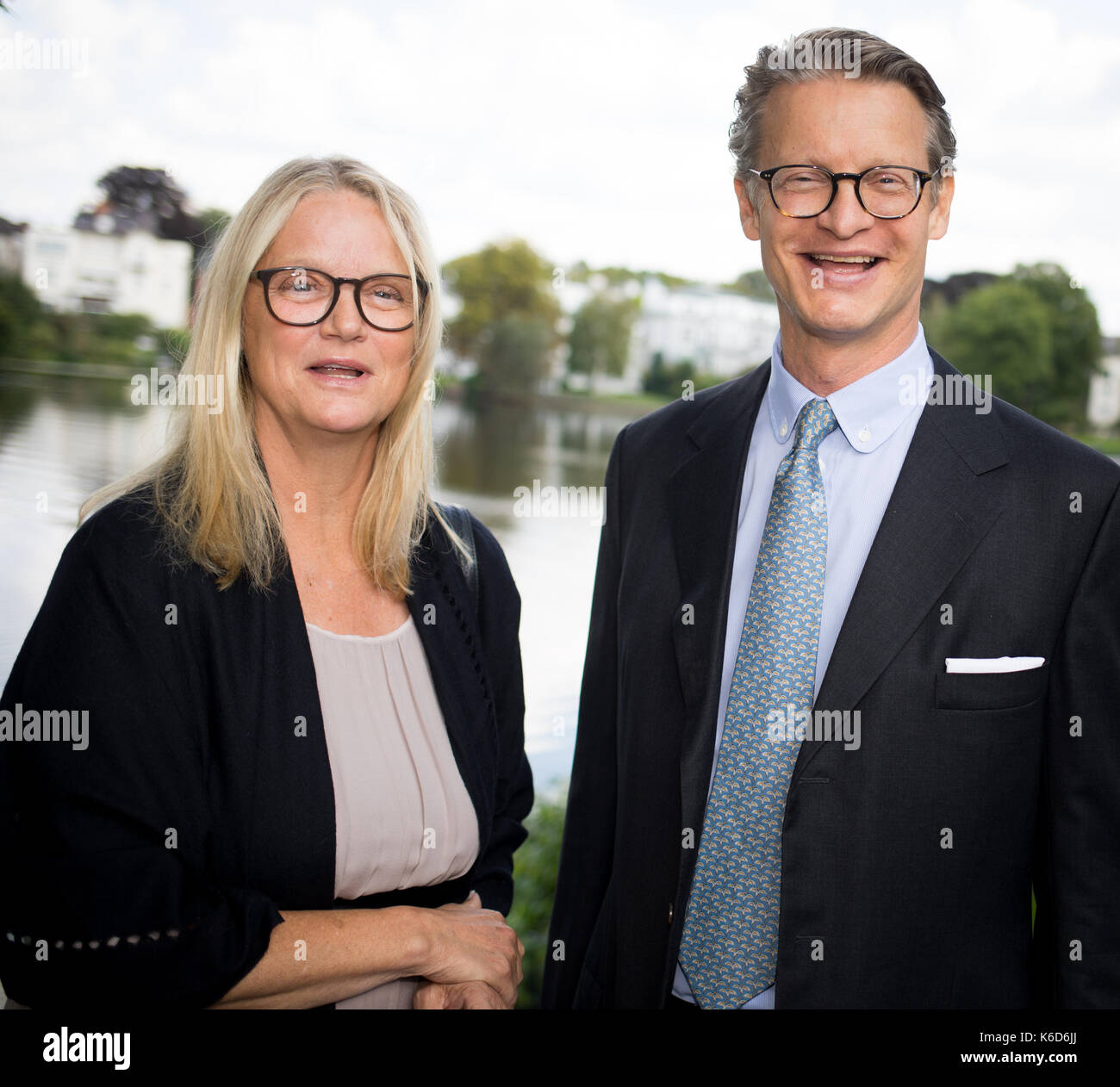 Axel Sven Springer und Ariane Springer, Enkel des Verlegers Axel ...