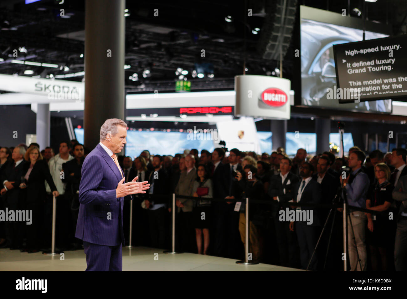 Frankfurt am Main, Deutschland. 12 Sep, 2017. Wolfgang Durheimer, der ...