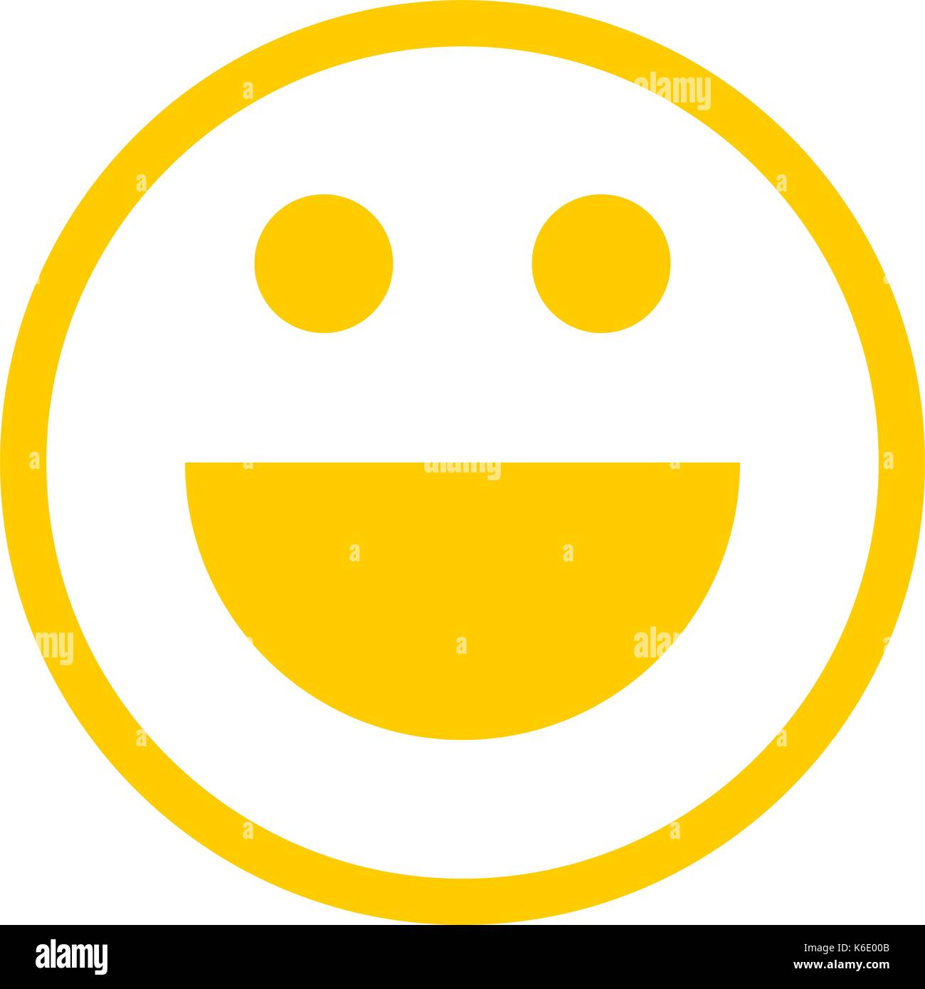 Smiling cartoon emoji emoticon smiley Stock-Vektorgrafiken kaufen ...