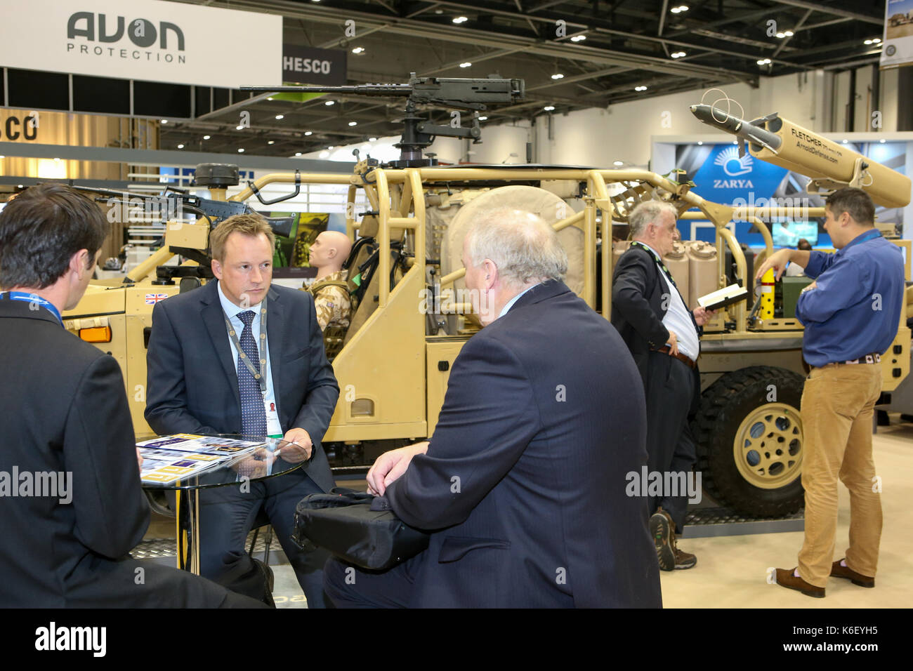 DSEI, London, UK. 15. September 2017. Verteidigung und Sicherheit ...