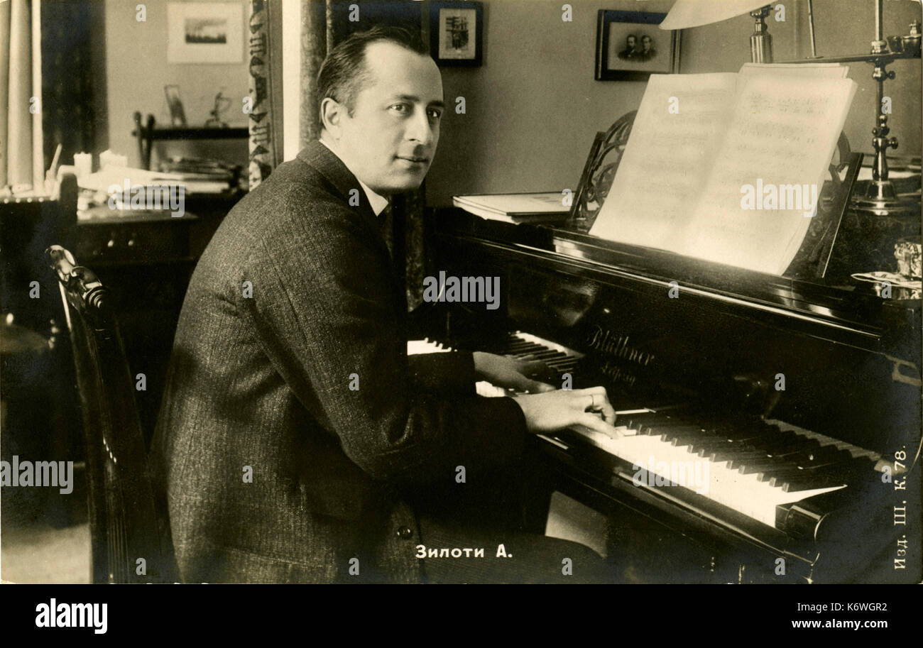 Alexander Siloti Stockfotos und -bilder Kaufen - Alamy