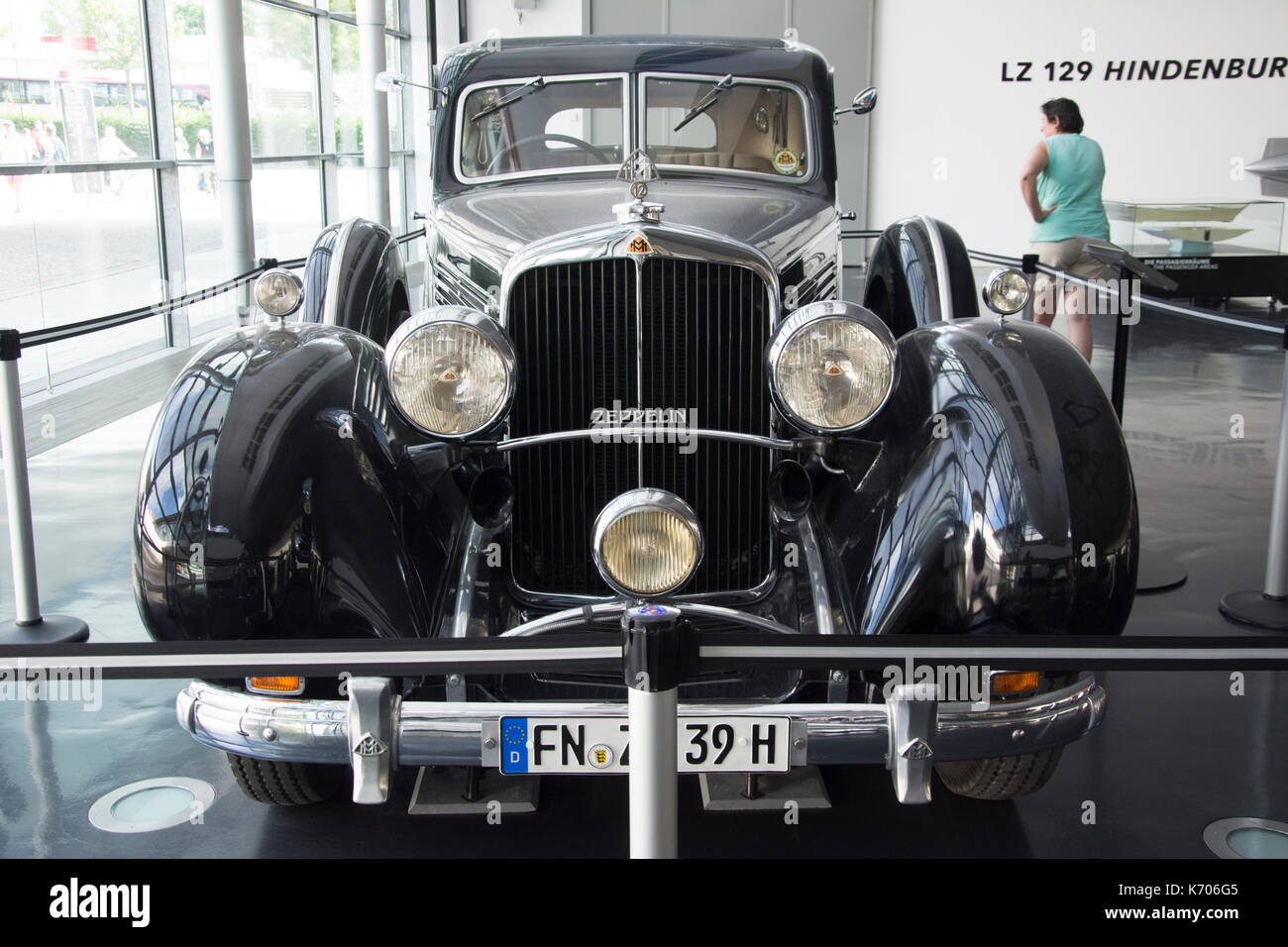 1930er Jahre Zeppelin Auto angezeigt, bei Zeppelin Museum in ...