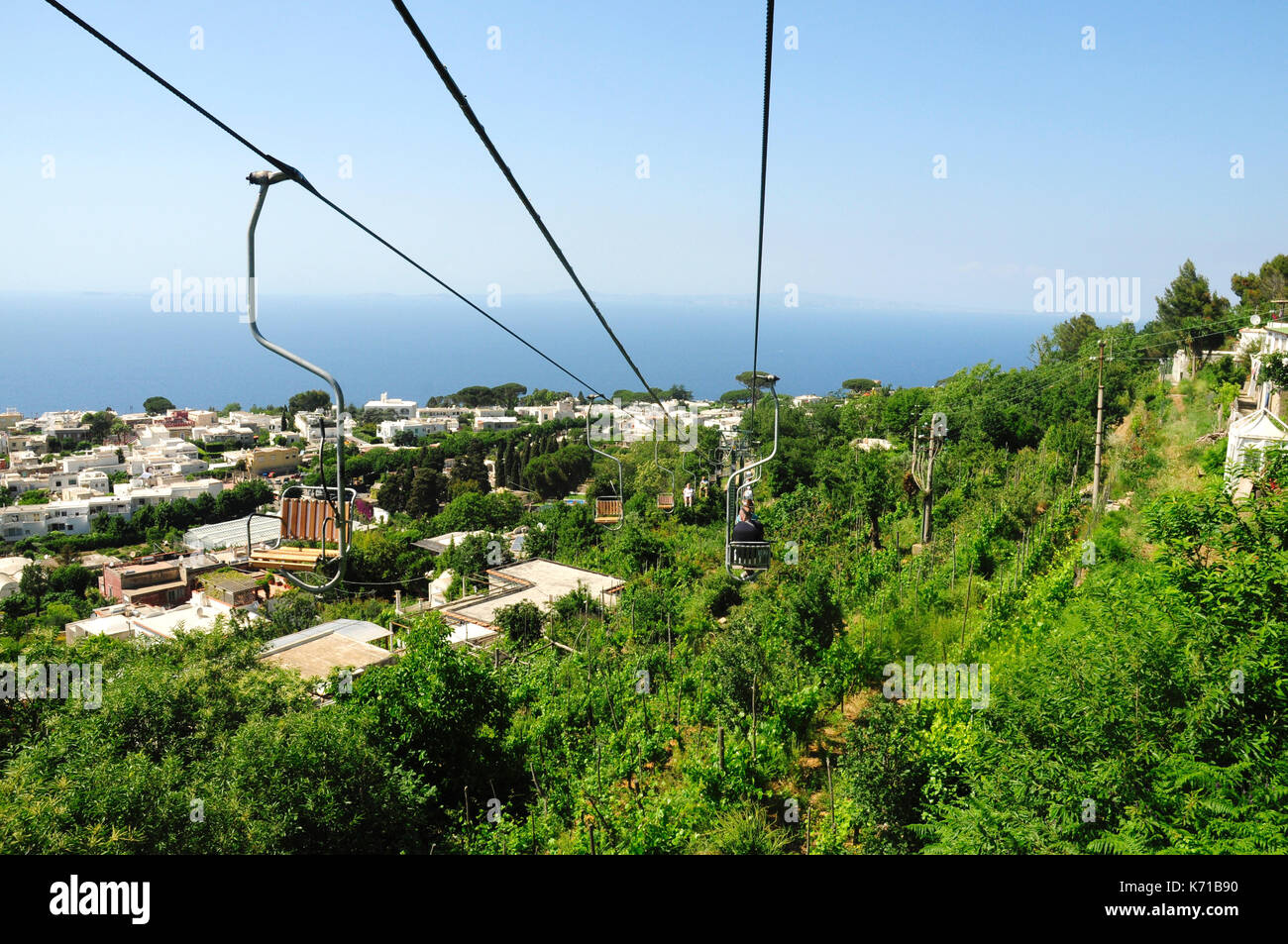 Der sessellift anacapri monte solaro -Fotos und -Bildmaterial in hoher ...