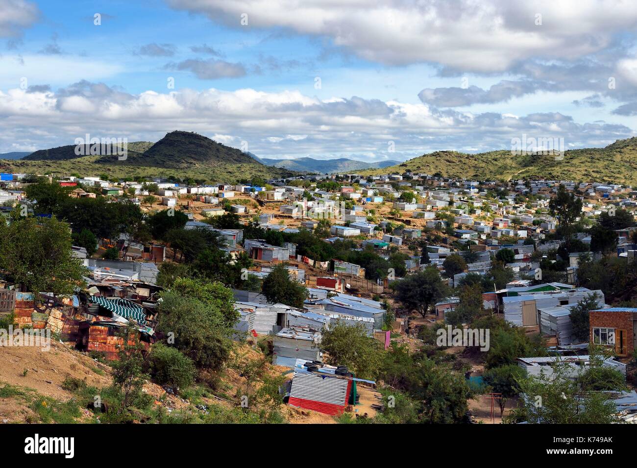 Khomas Region, Namibia, Windhoek, Katutura Township Stockfotografie - Alamy