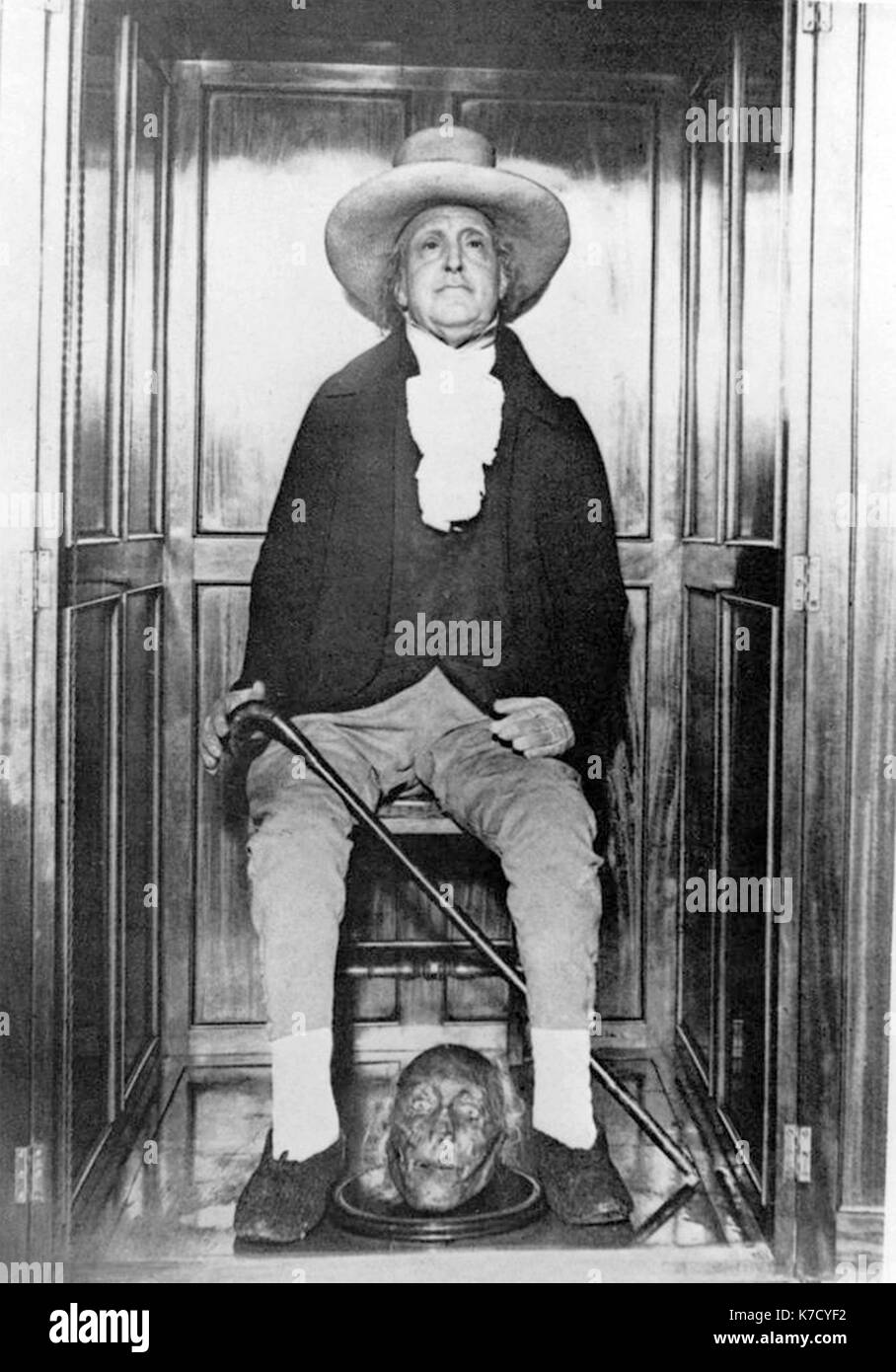 Jeremy Bentham Statue Stockfotos und -bilder Kaufen - Alamy