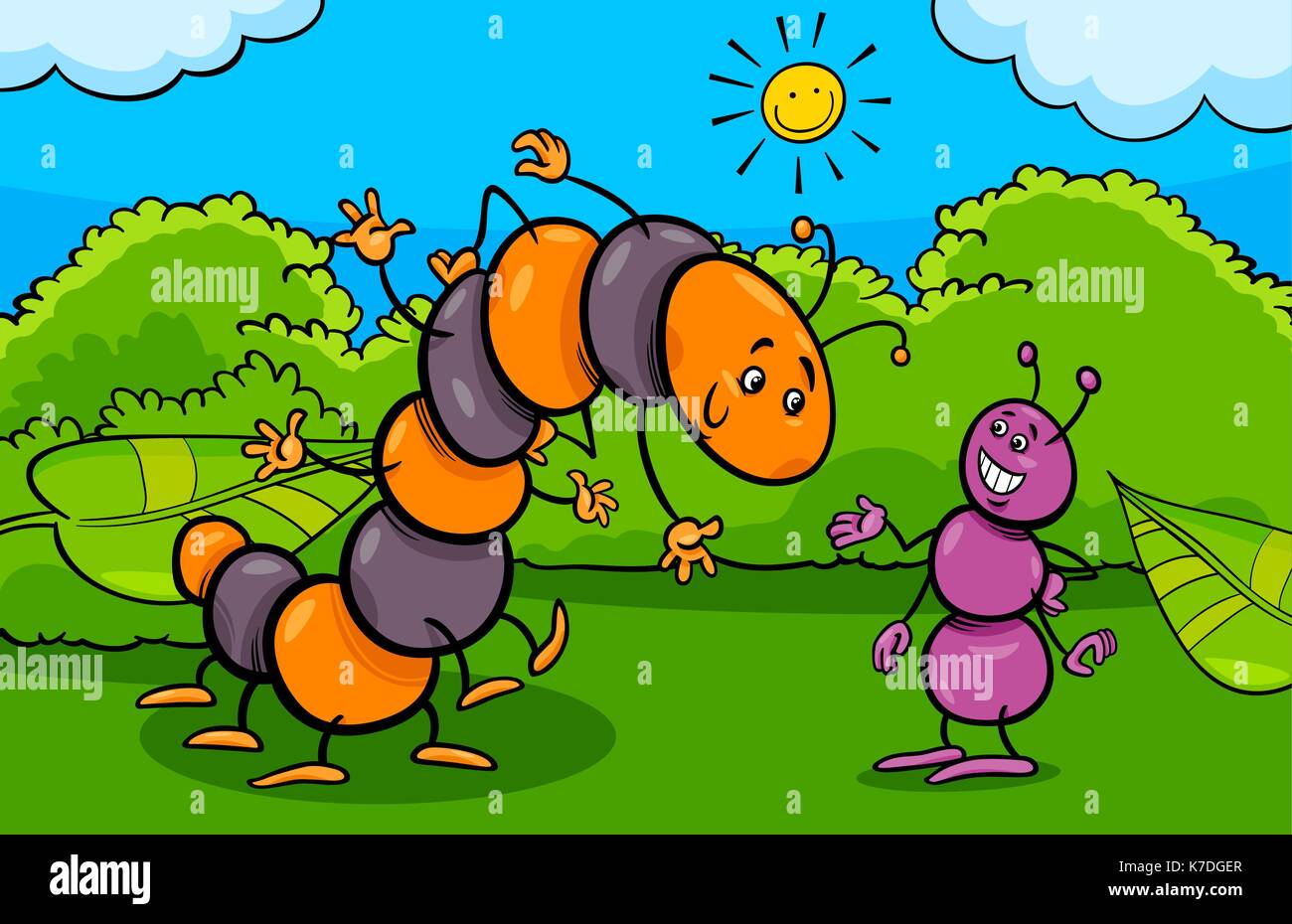 Ohrwurm insekten illustration bugs ohrwurm -Fotos und -Bildmaterial in ...