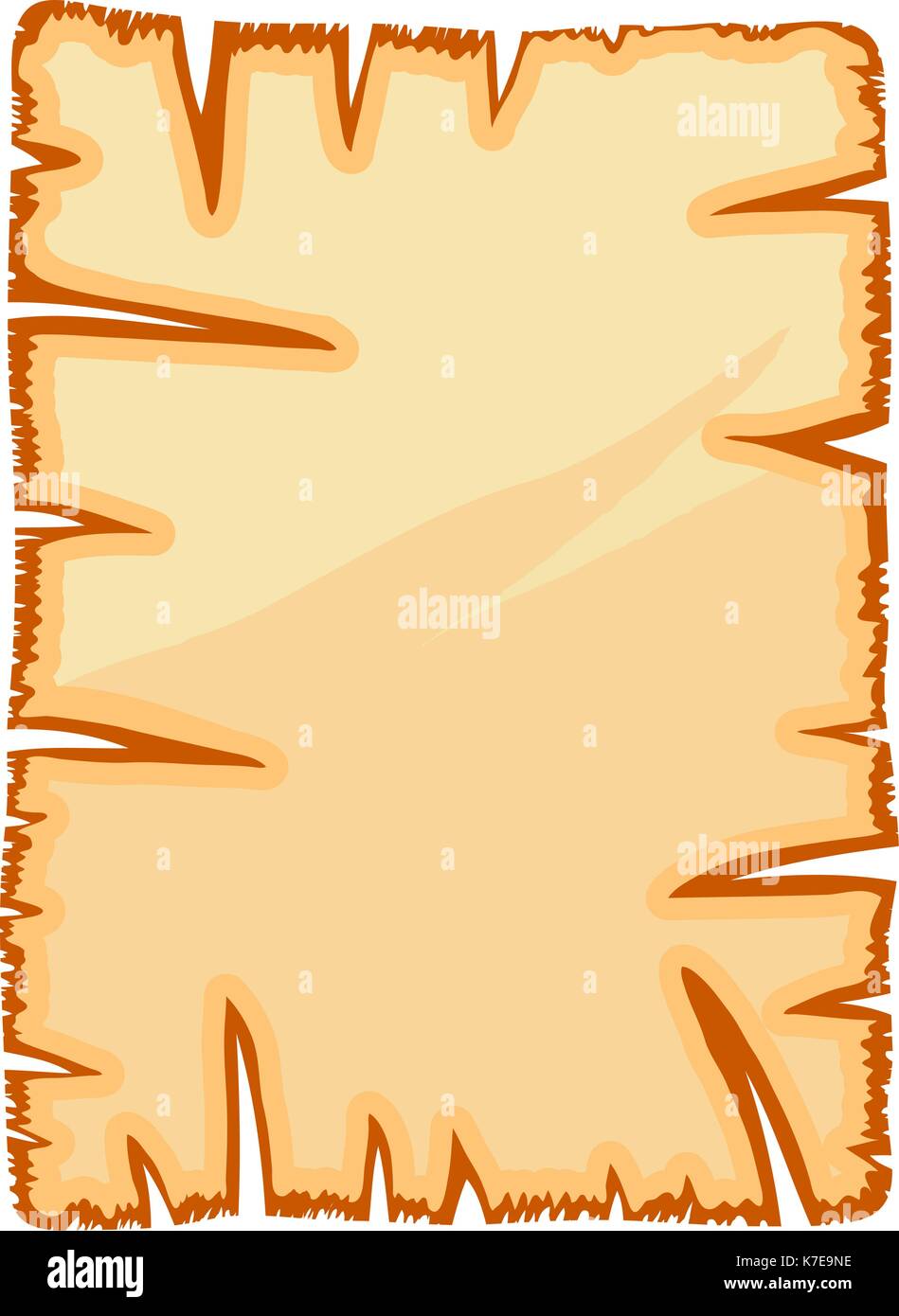Altes Papier, zerrissenes Pergament Vektor symbol Icon Design. Schöne ...
