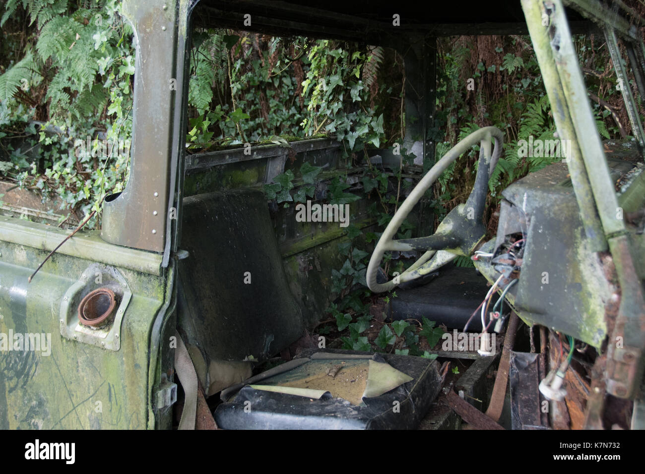 Iconic Land Rover Defender 90 Pick-up Stockfotografie - Alamy