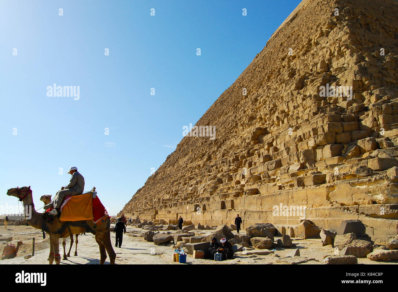 Die große Cheops Pyramide von Gizeh - Kairo Stockfotografie - Alamy