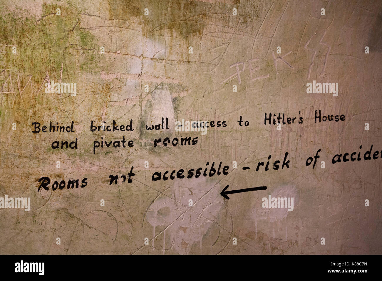Multi Level bunker System hinter Hitlers Berghof Mansion, diese ...