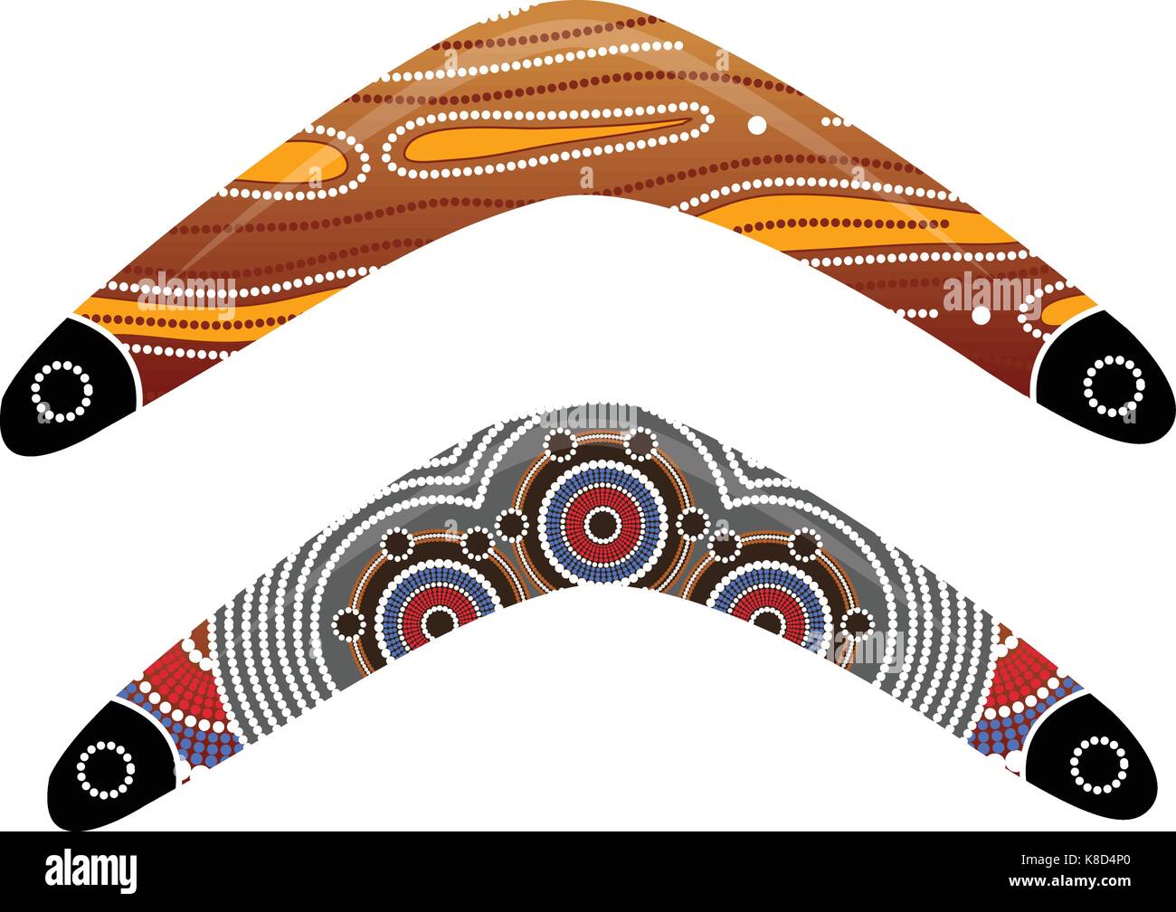 Aboriginal art hunting Stock-Vektorgrafiken kaufen - Alamy