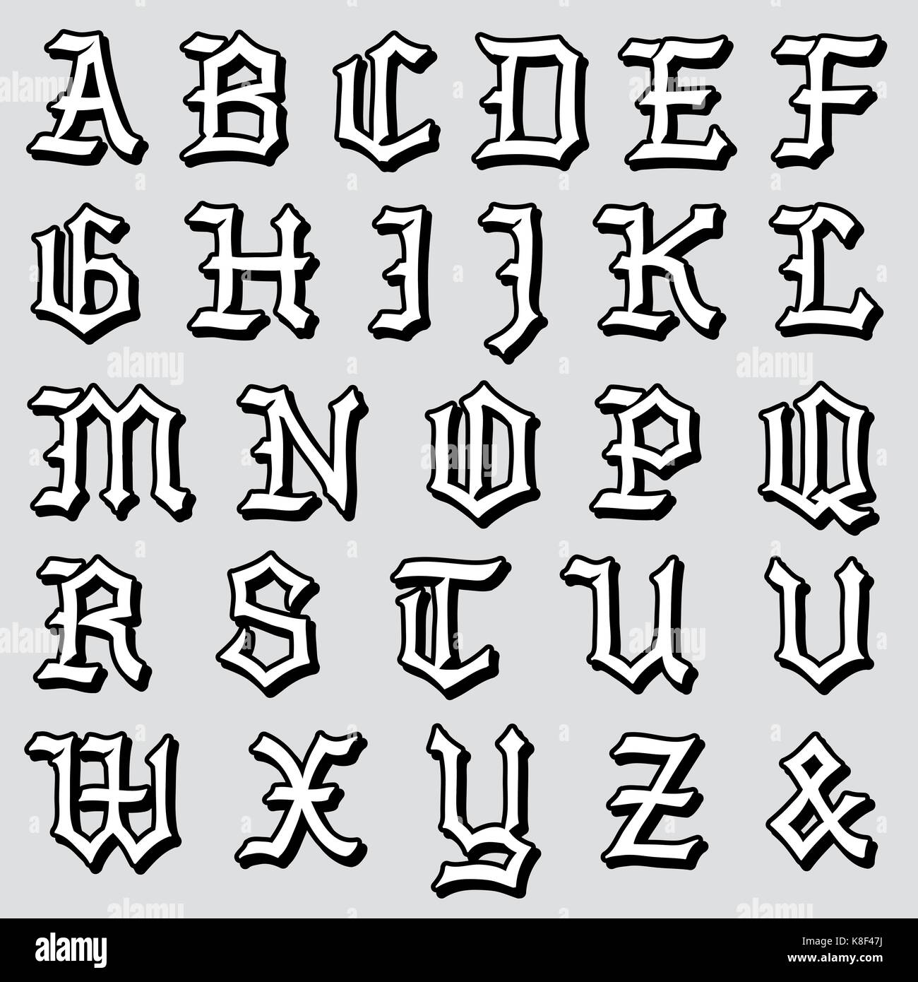 Gotisches alphabet -Fotos und -Bildmaterial in hoher Auflösung – Alamy