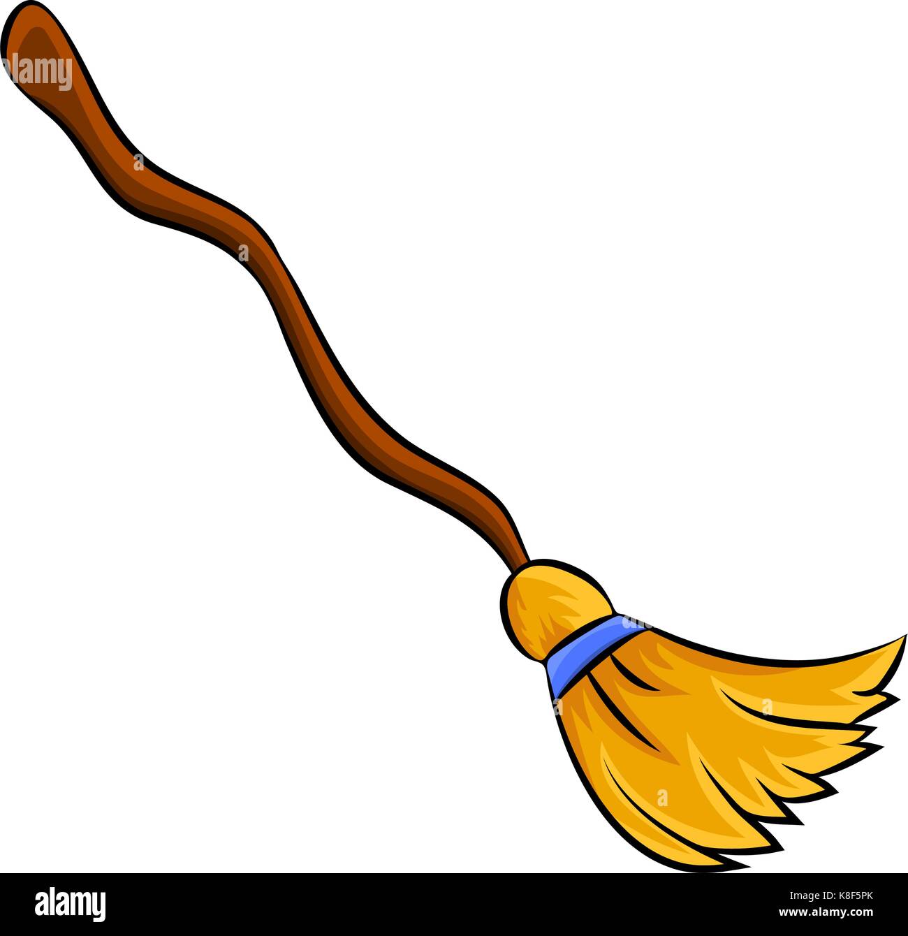 Witches Broom Icon Cartoon Stockfotos und -bilder Kaufen - Alamy